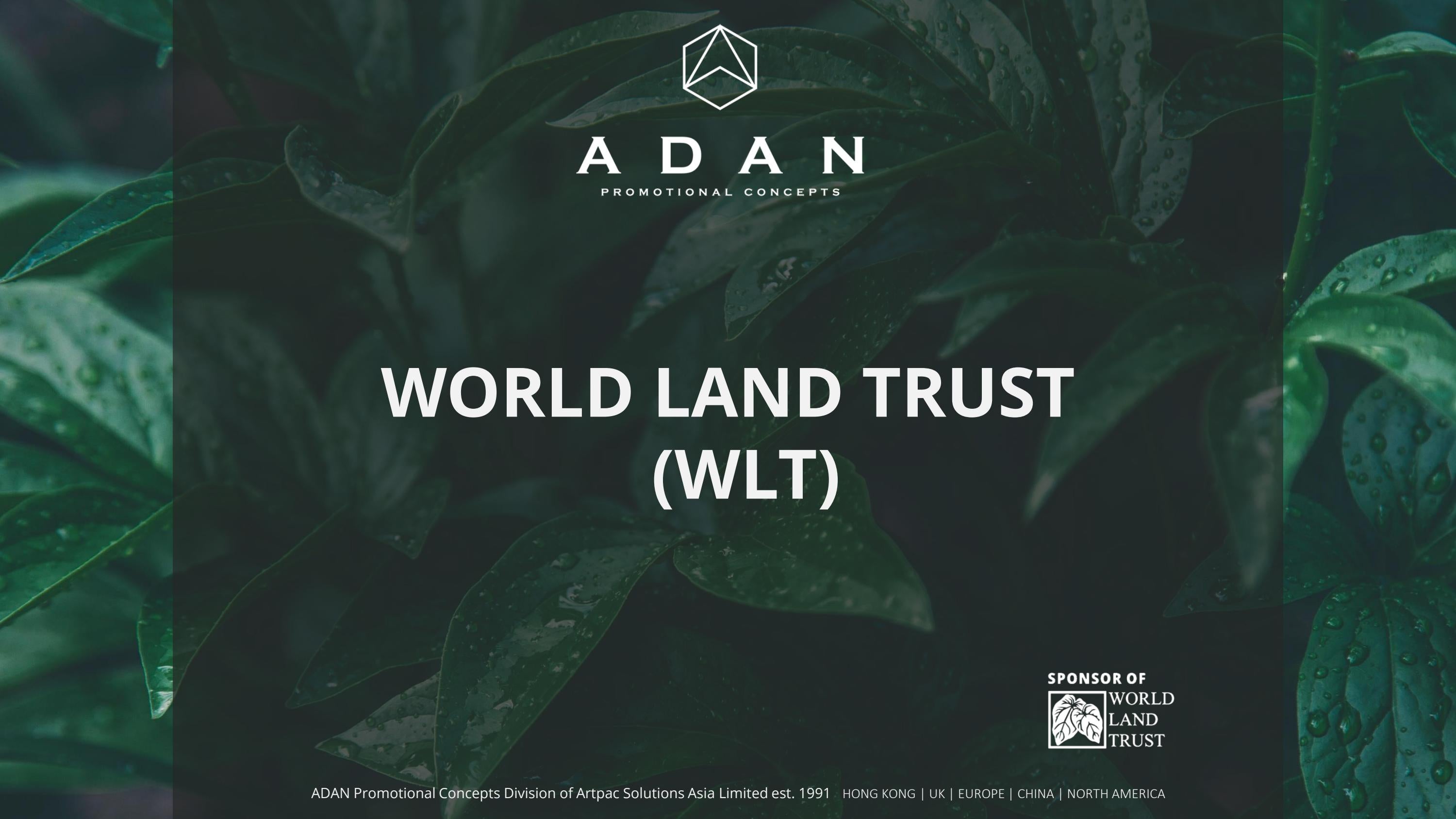 World Land Trust WLT by Adan Promotional Concepts - Issuu