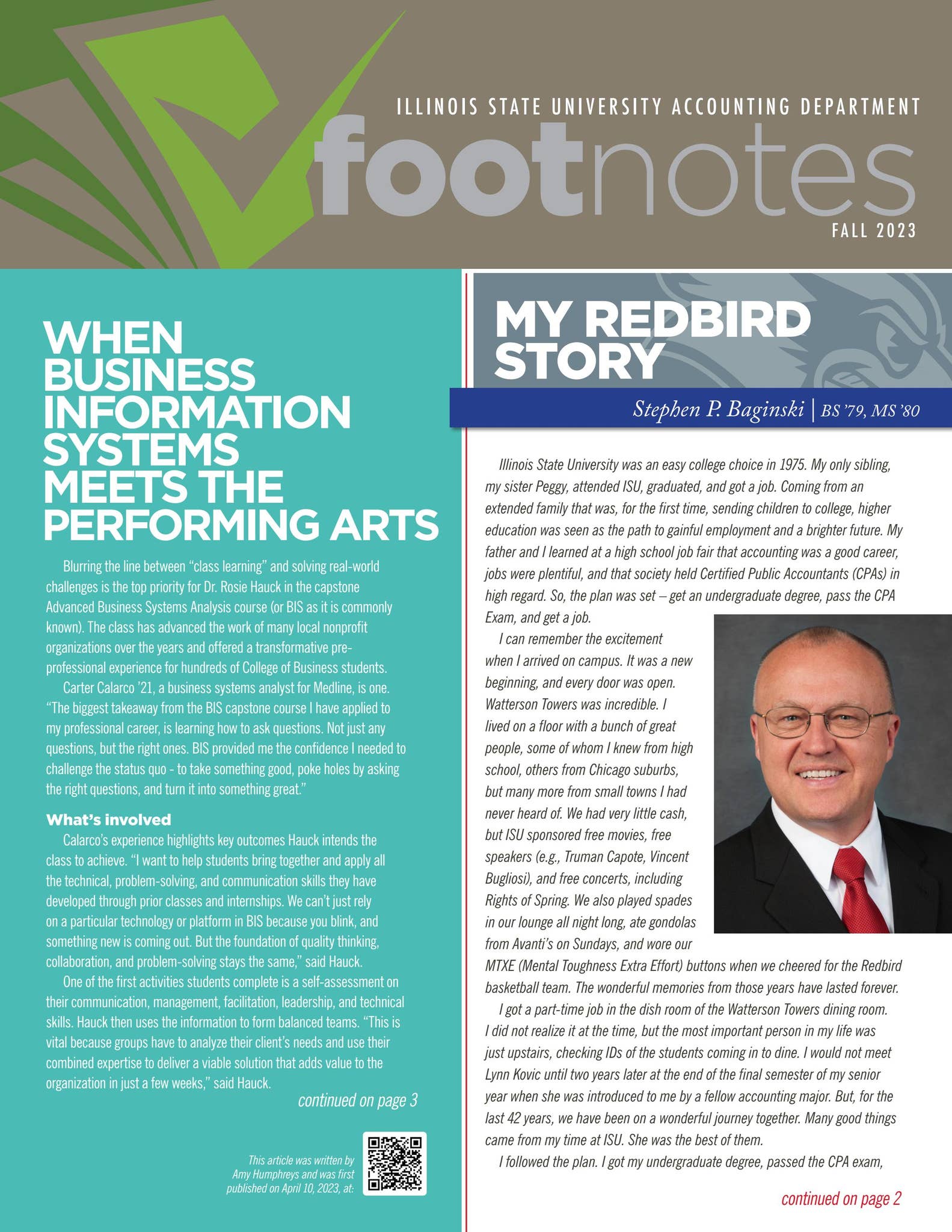 Footnotes - Fall 2023 Accounting Newsletter by BusinessISU - Issuu