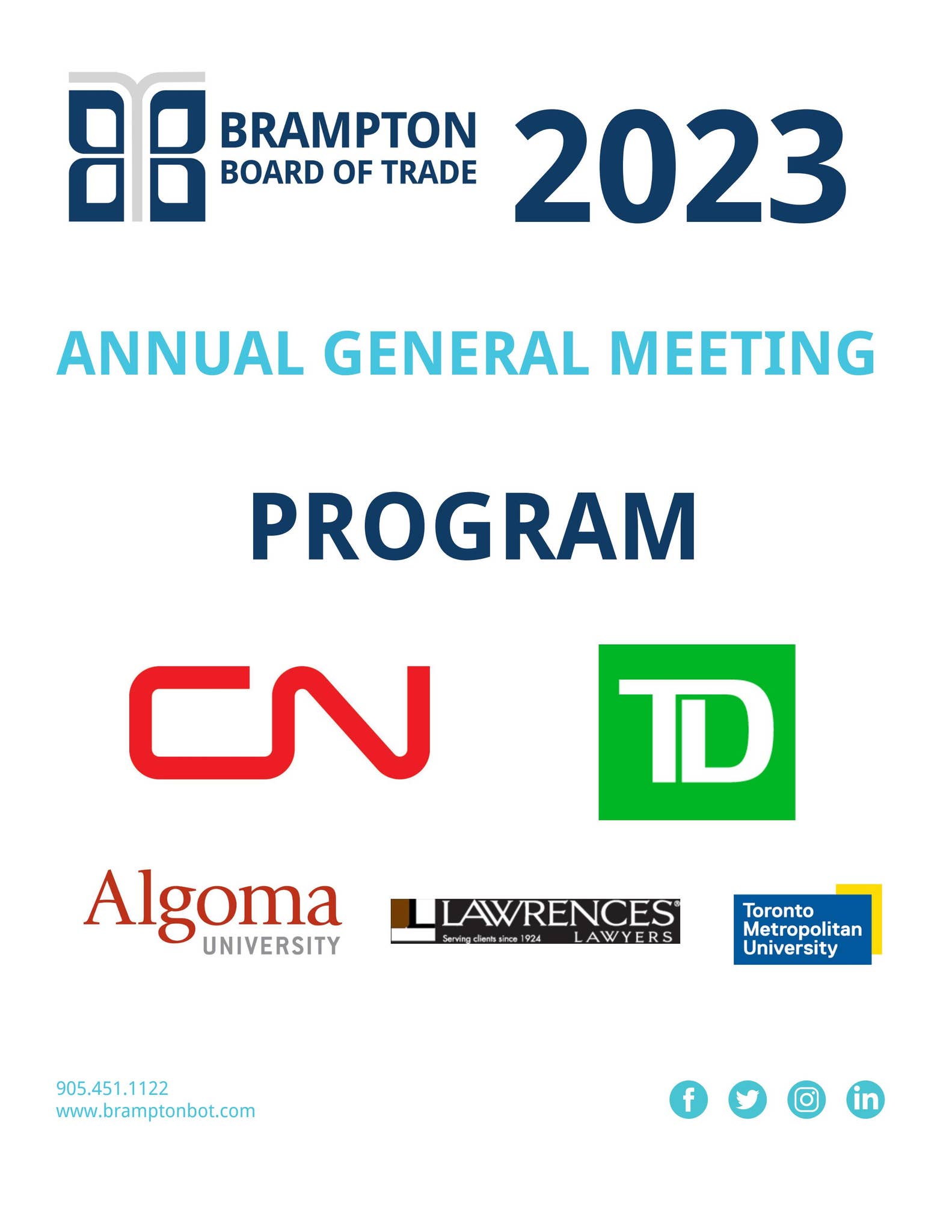 2023 Annual General Meeting Program by bramptonbot - Issuu