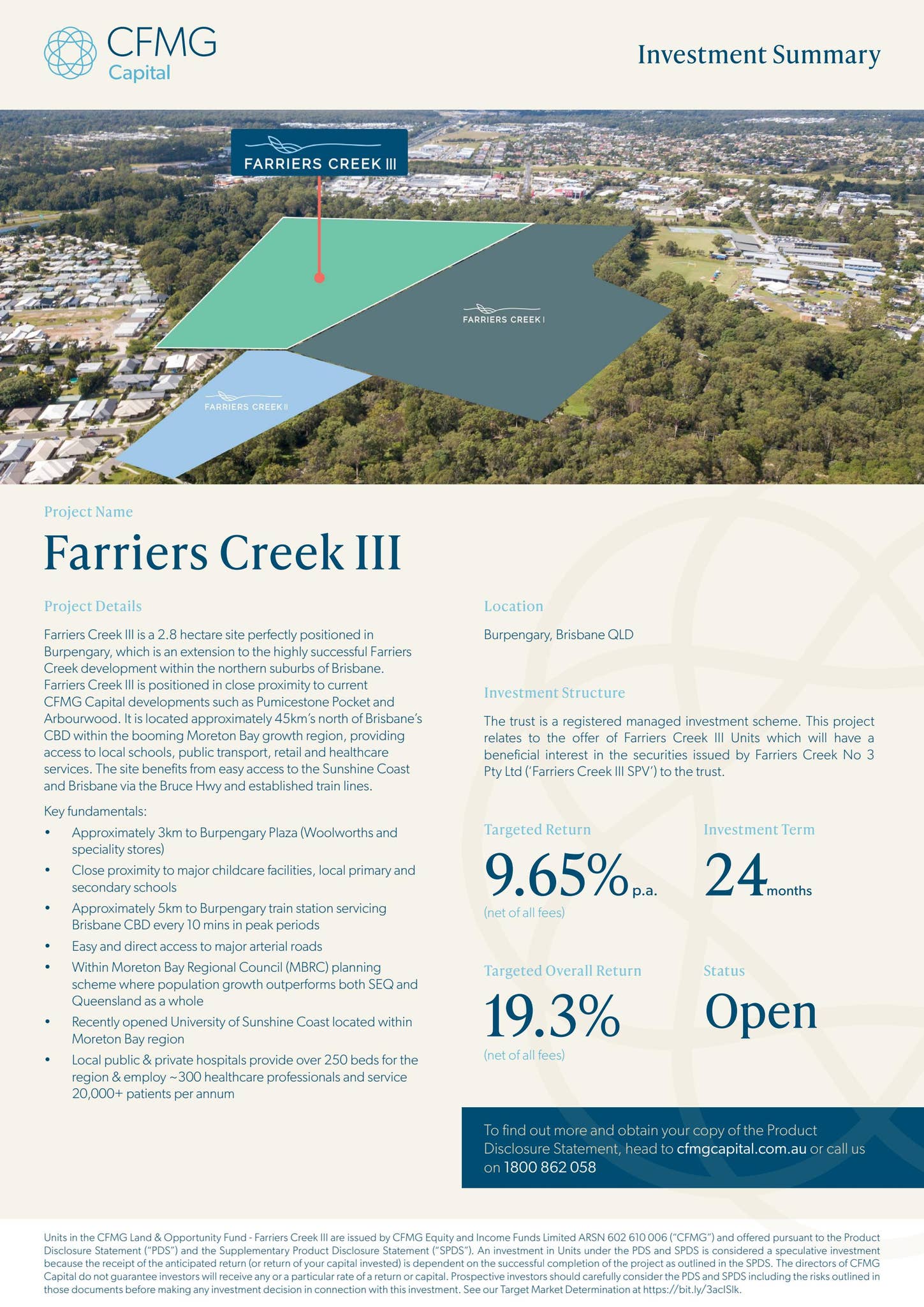 Farriers Creek III Investment Summary by CFMG_Capital - Issuu