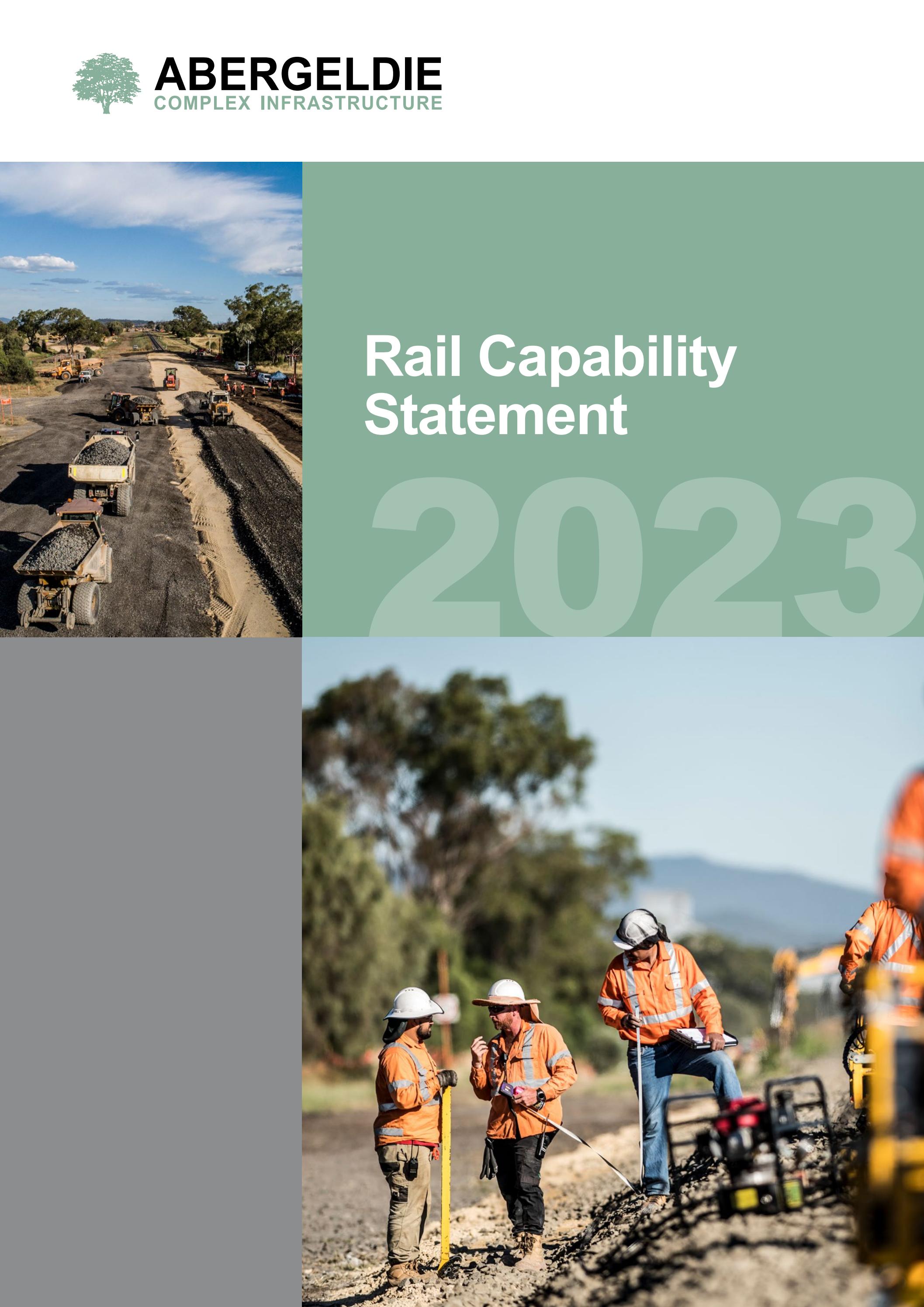 Rail Capability Statement 2023 by abergeldiecomplexinfrastructure_ - Issuu