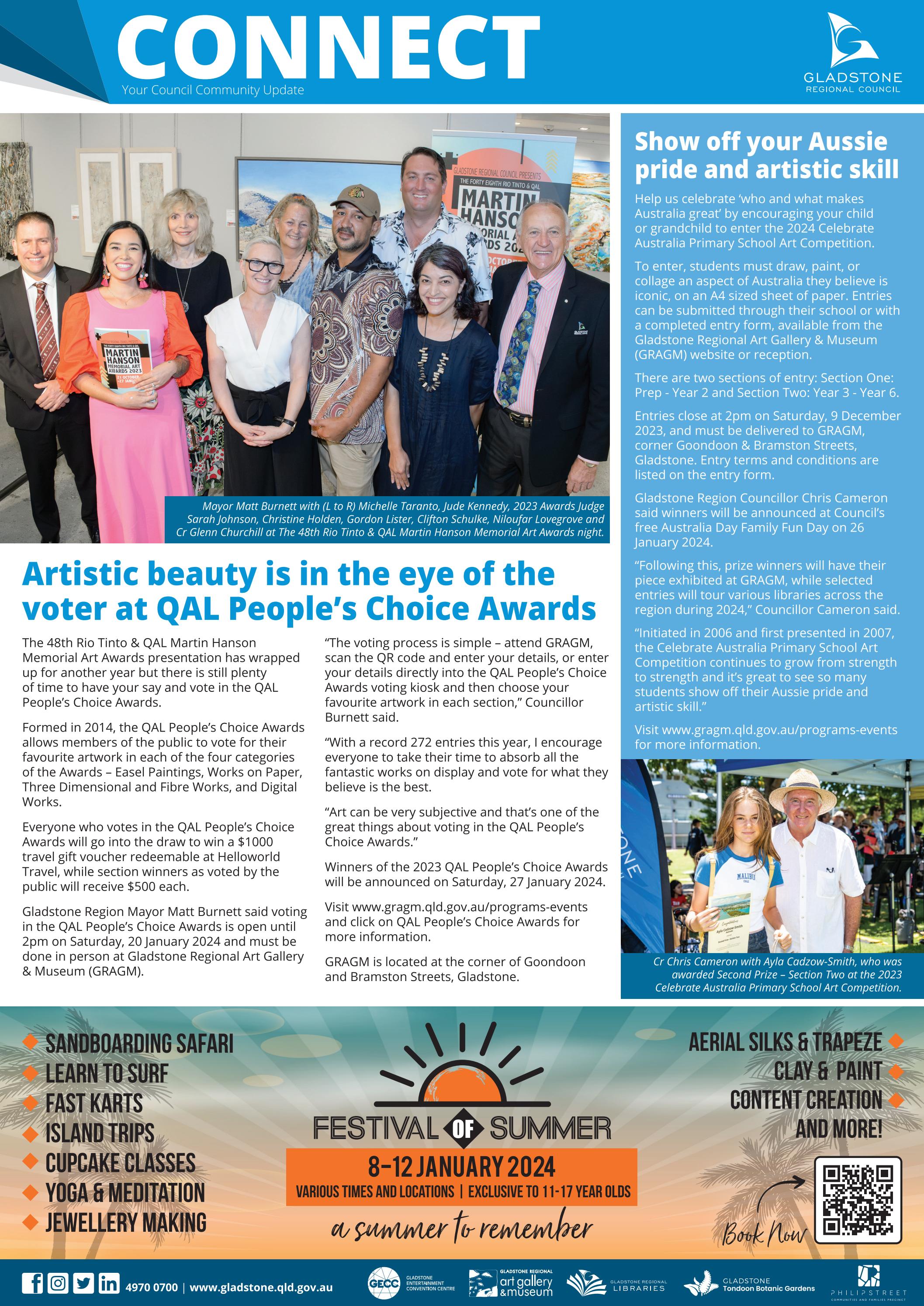 CONNECT - Issue 16 November 2023 by Gladstone Regional Council - Issuu