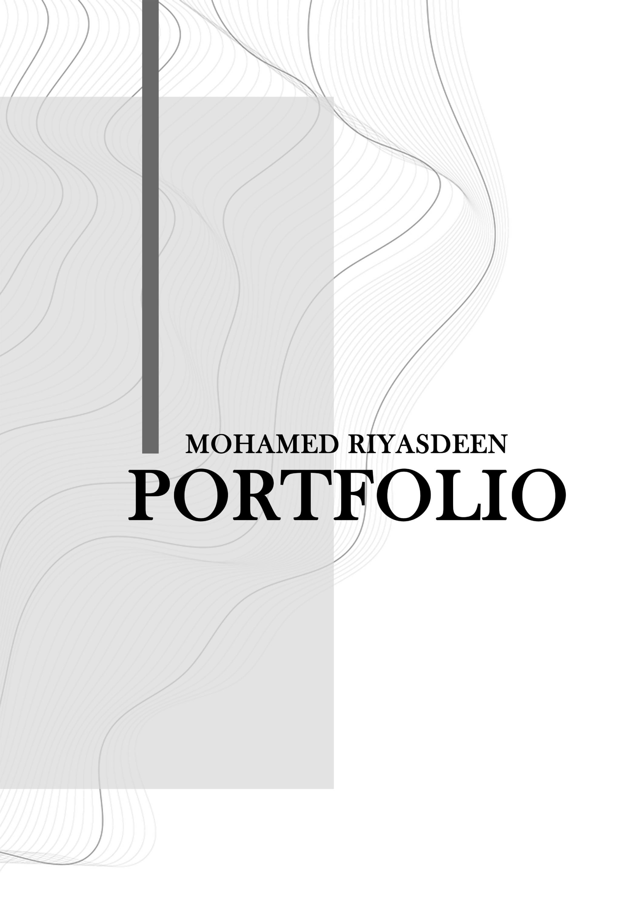 Portfoliomohamed Riyasdeen By Mohamed Riyasdeen Issuu 