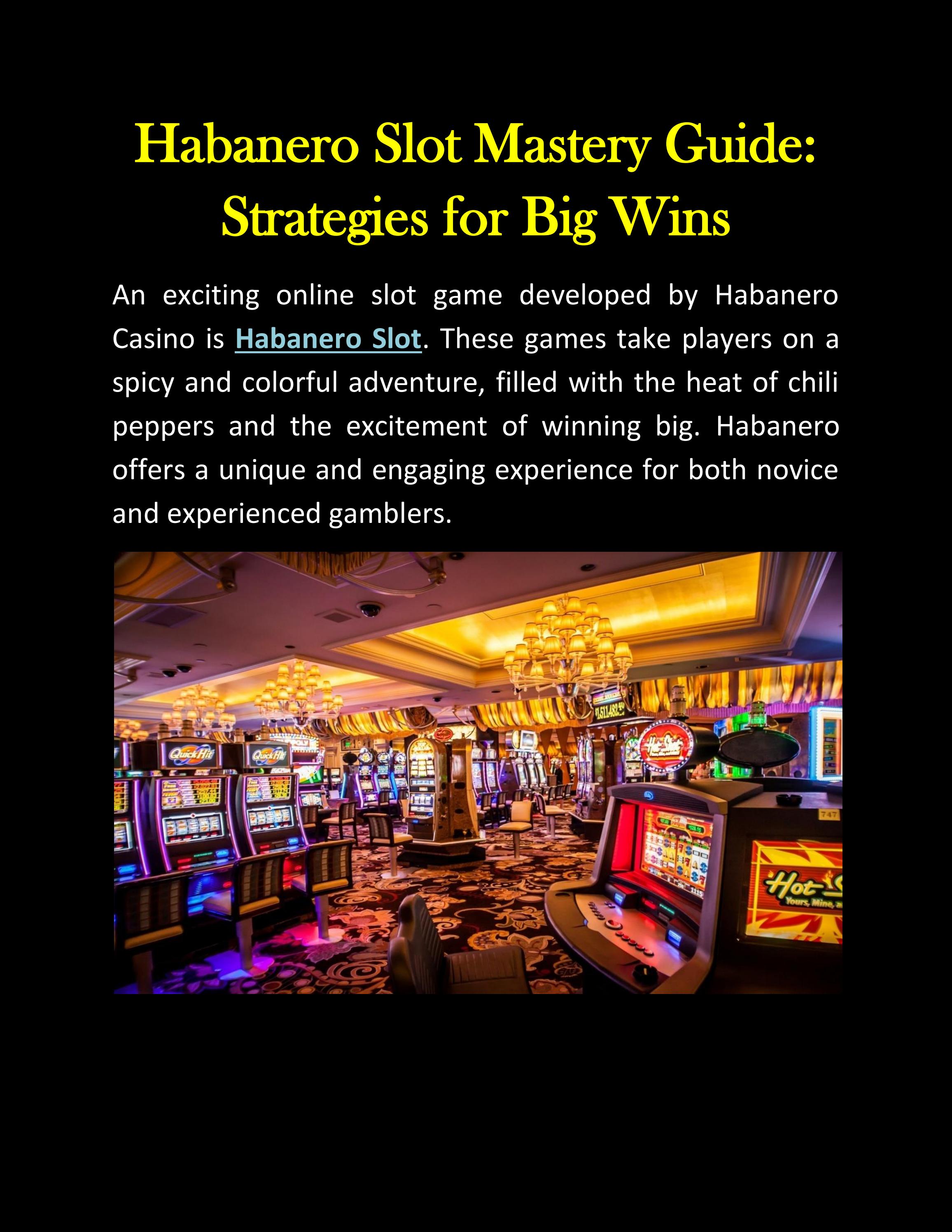 Unveiling the Secrets of the Habanero Slot Game by Habanero Casino ...