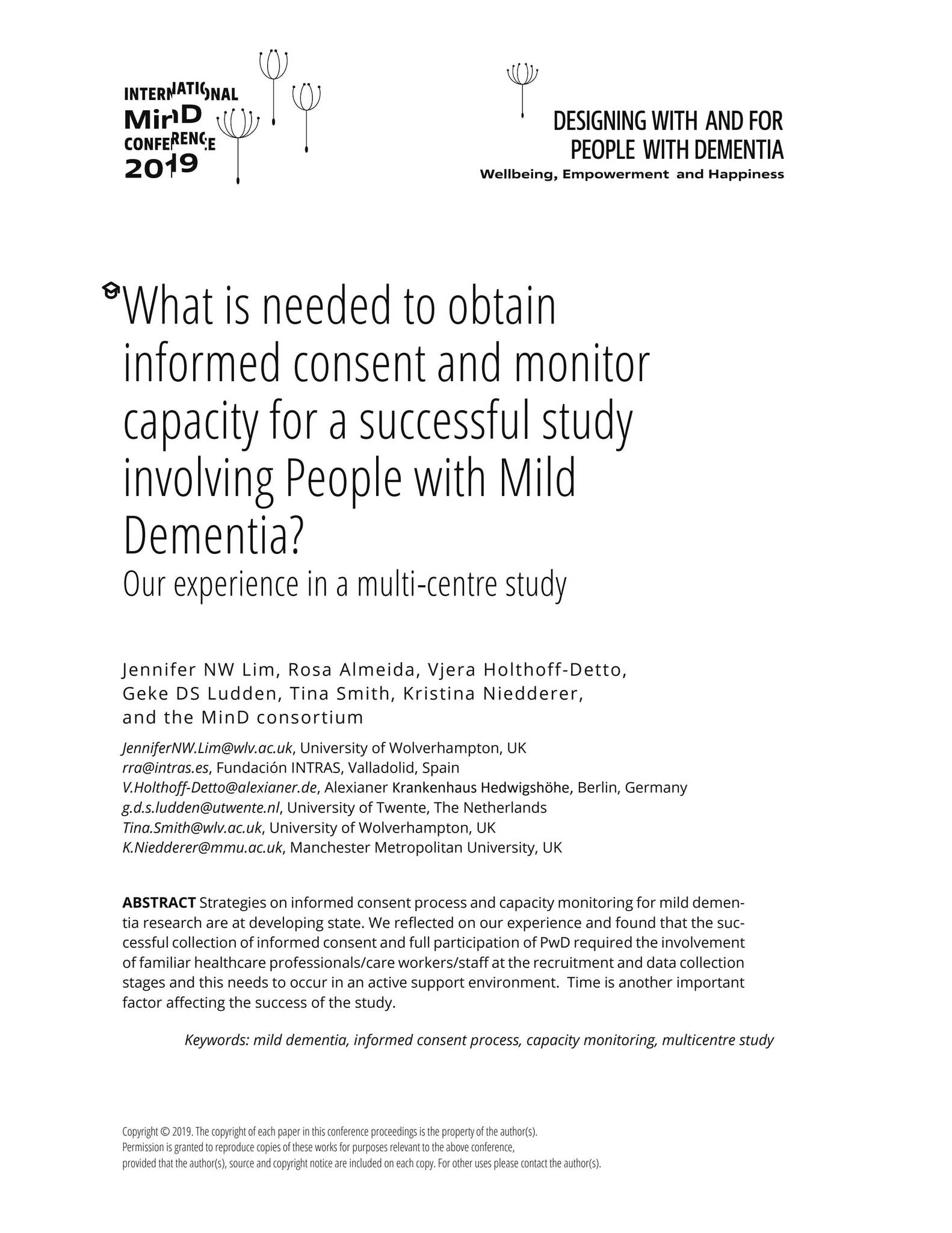 What is needed to obtain informed consent and monitor capacity for a ...