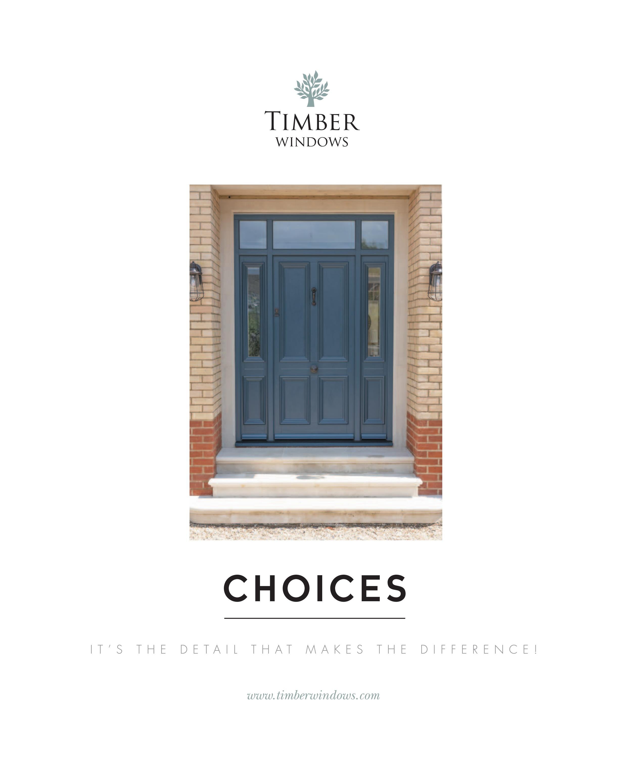 Timber Windows - Choices brochure - Oct 2023 by Timber Windows - Issuu