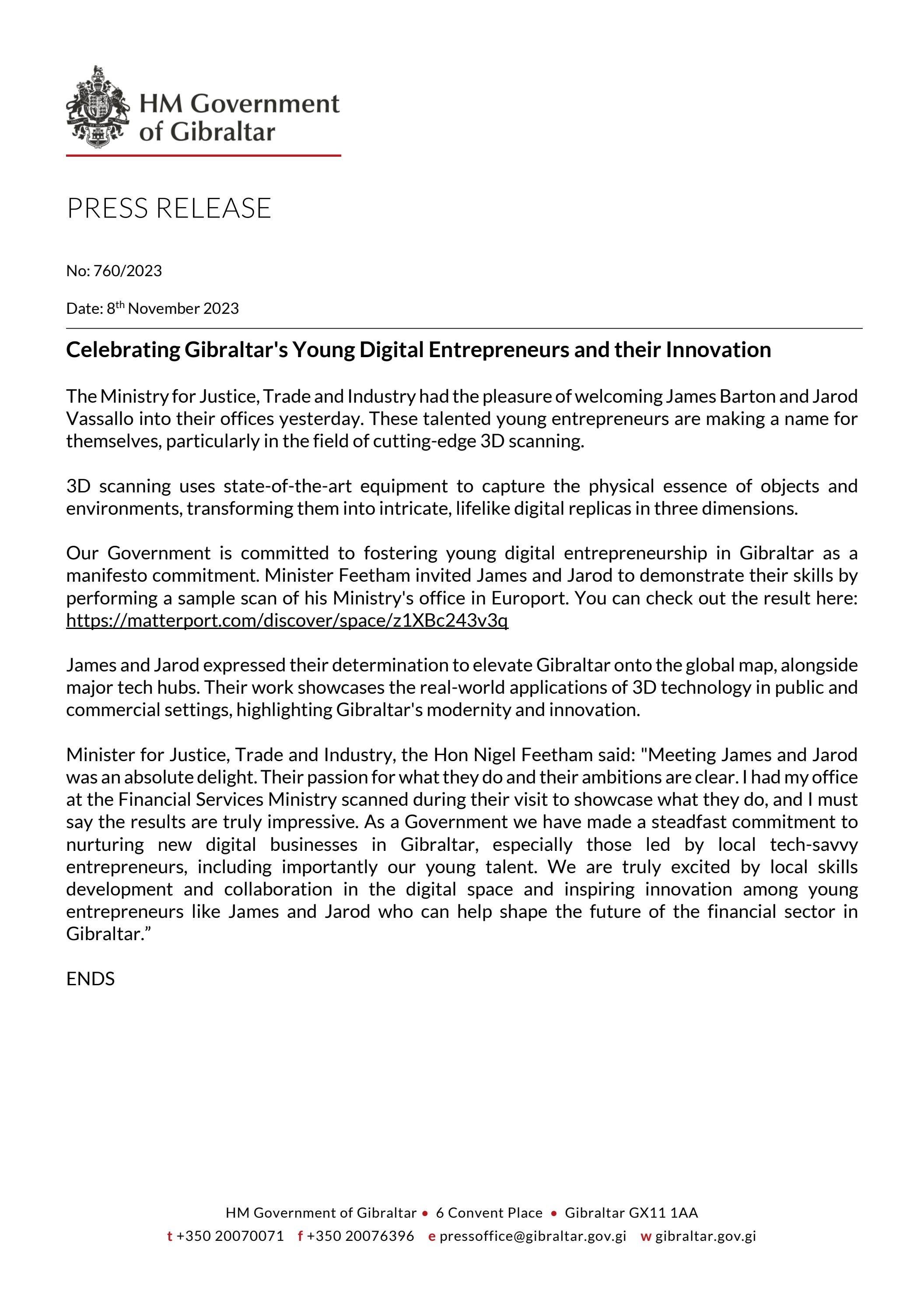 Celebrating Gibraltar's Young Digital Entrepreneurs and their ...