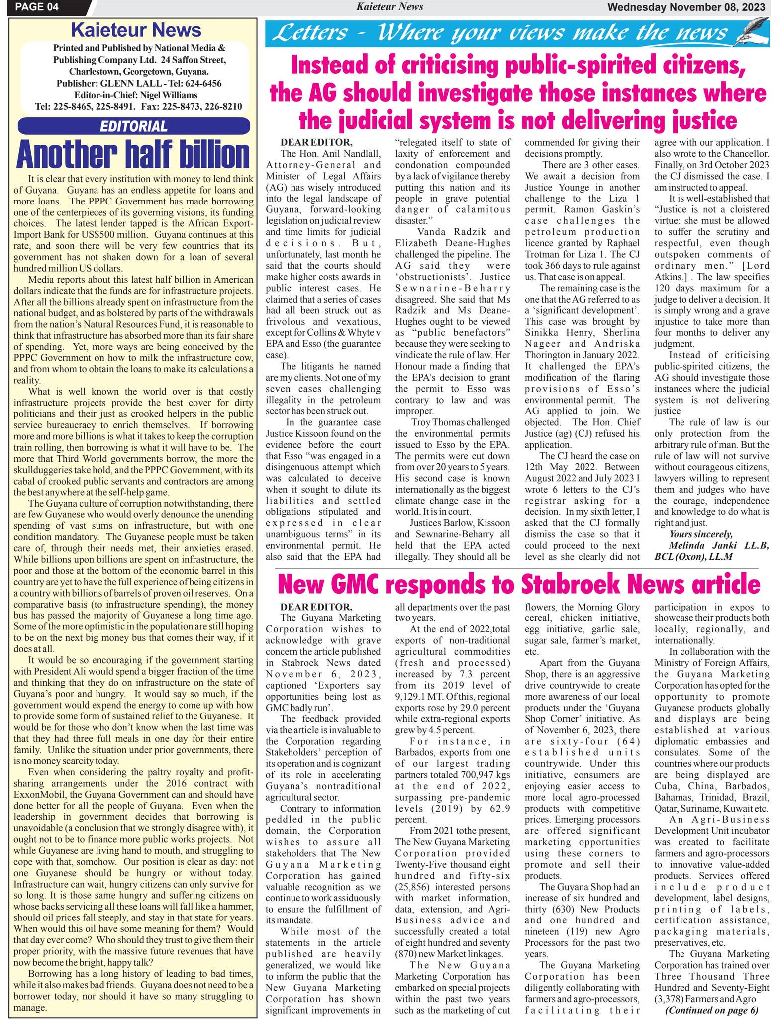 Kaieteur News by GxMedia - Issuu