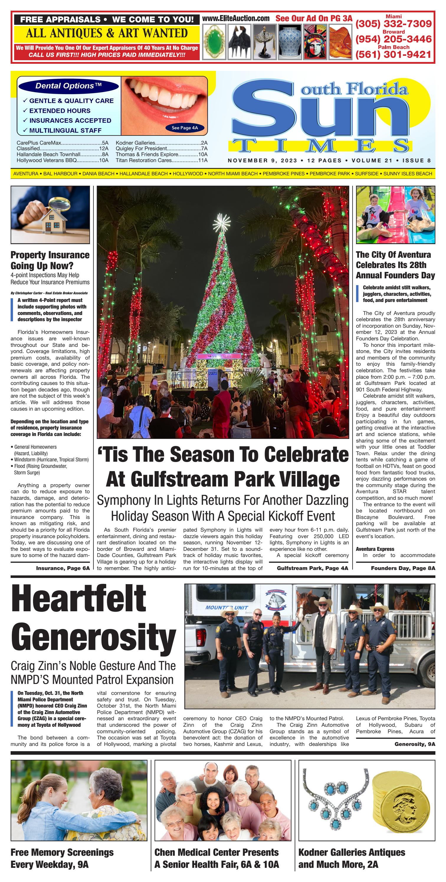 Sun Times Issue 11 09 23 by The South Florida Sun Times Newspaper - Issuu