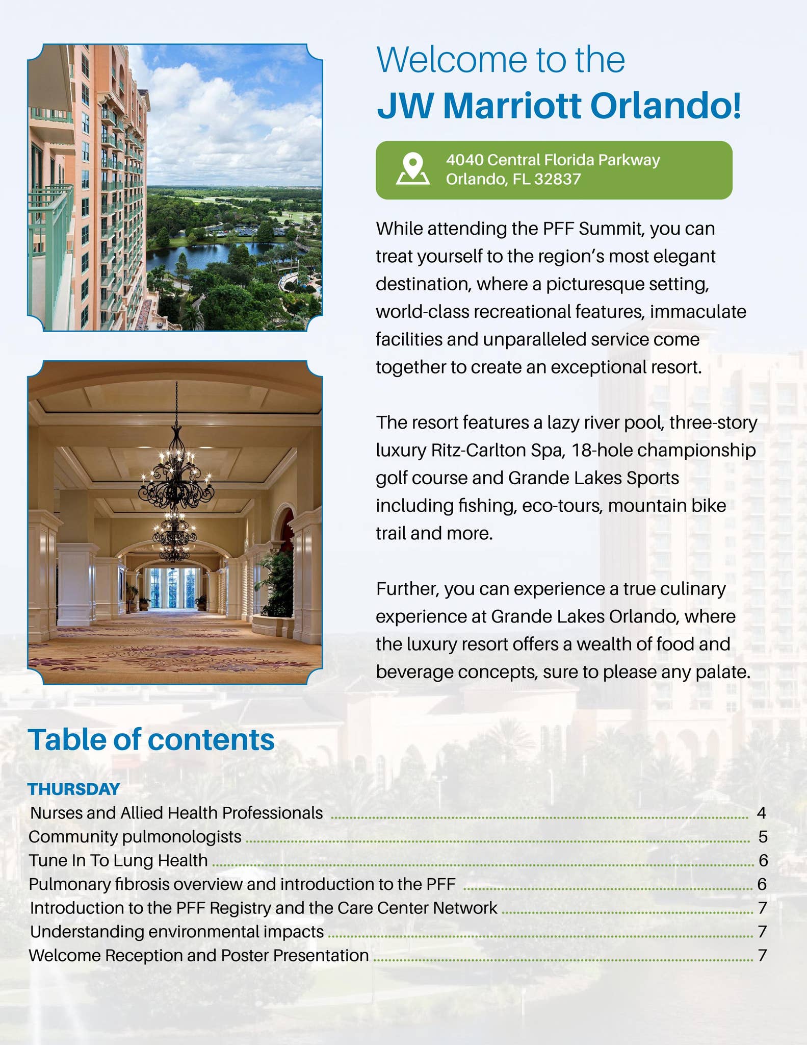 PFF Summit 2023 Program by Pulmonary Fibrosis Foundation - Issuu