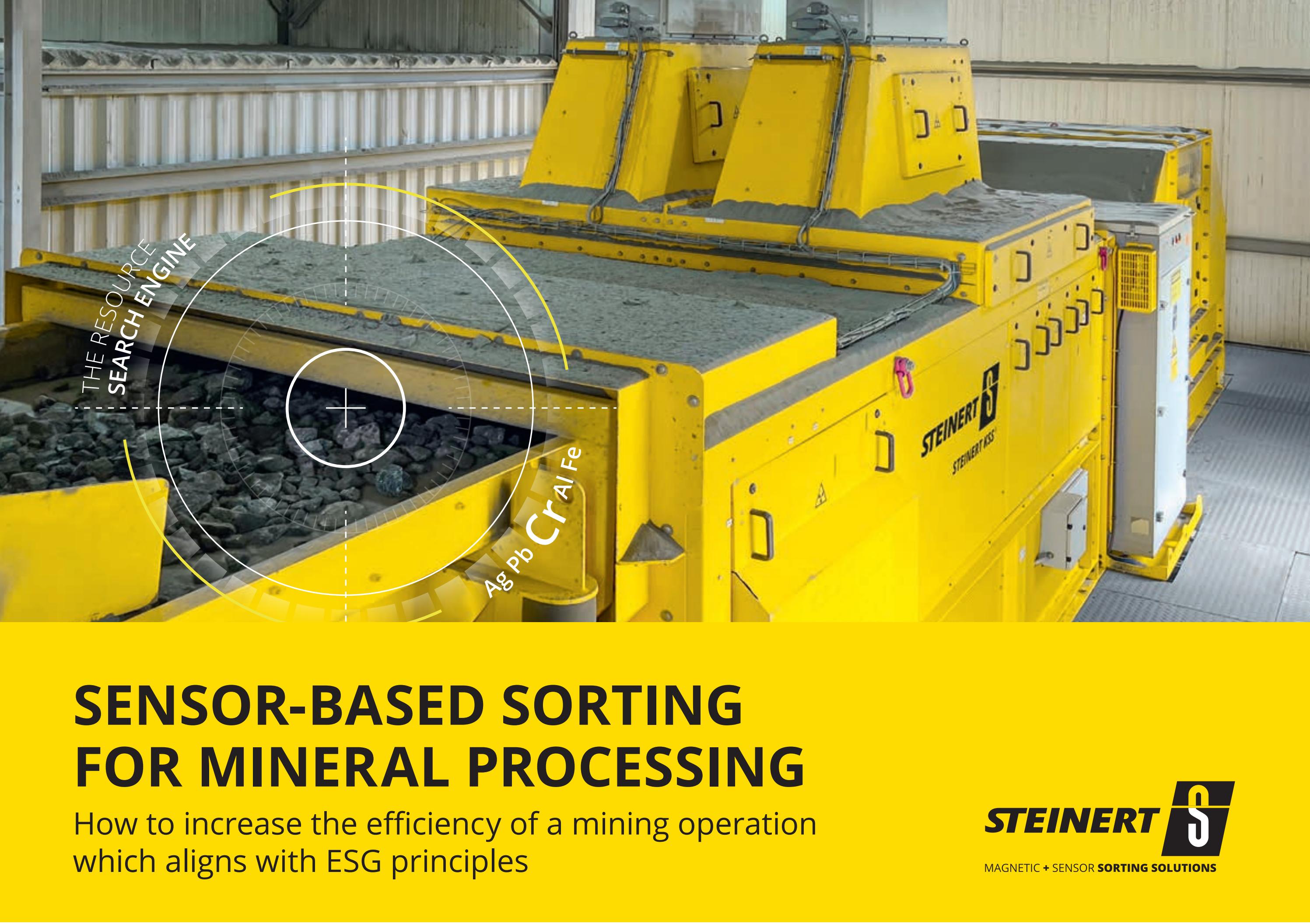 SENSOR-BASED SORTING FOR MINERAL PROCESSING by STEINERT Australia - Issuu