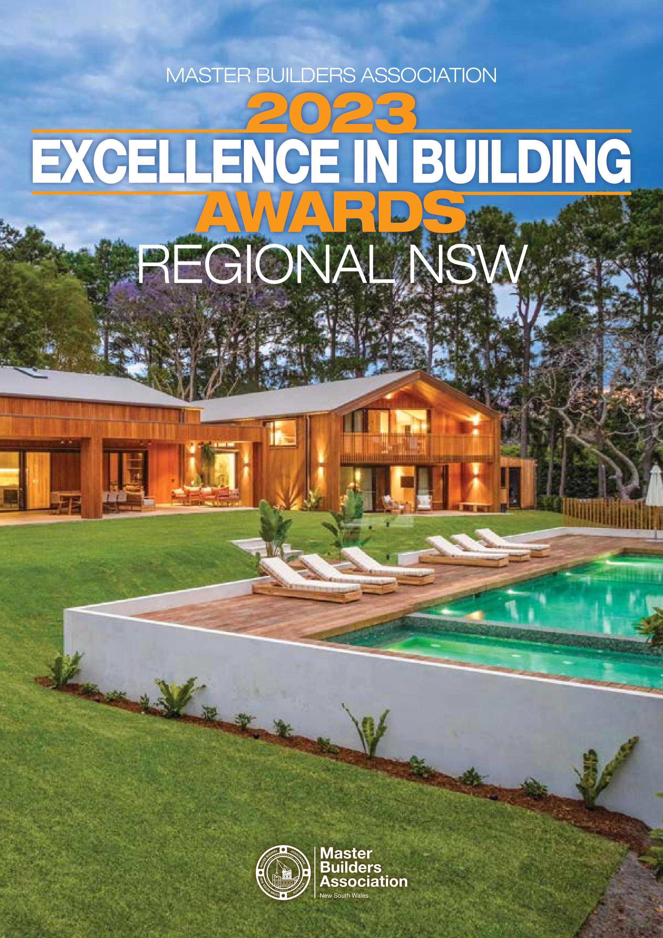 Master Builders NSW Regional Excellence in Building 2023.pdf by News ...