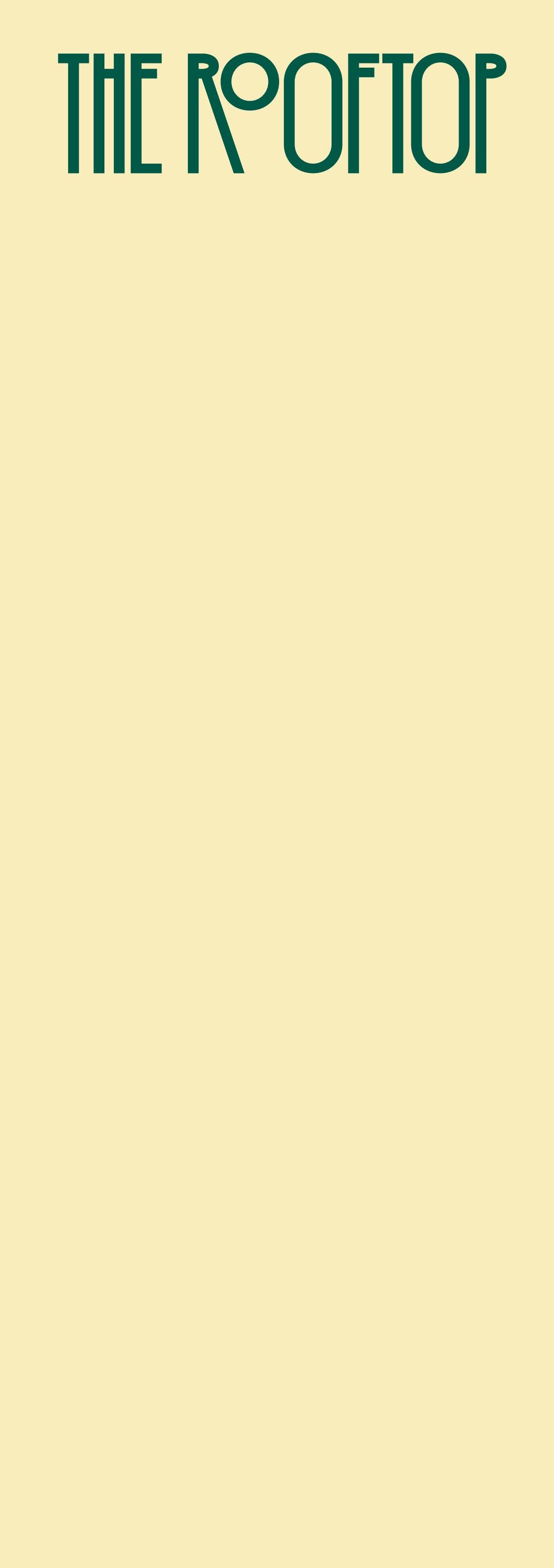 THE ROOFTOP - BAR MENU - ES by sirclecollection - Issuu