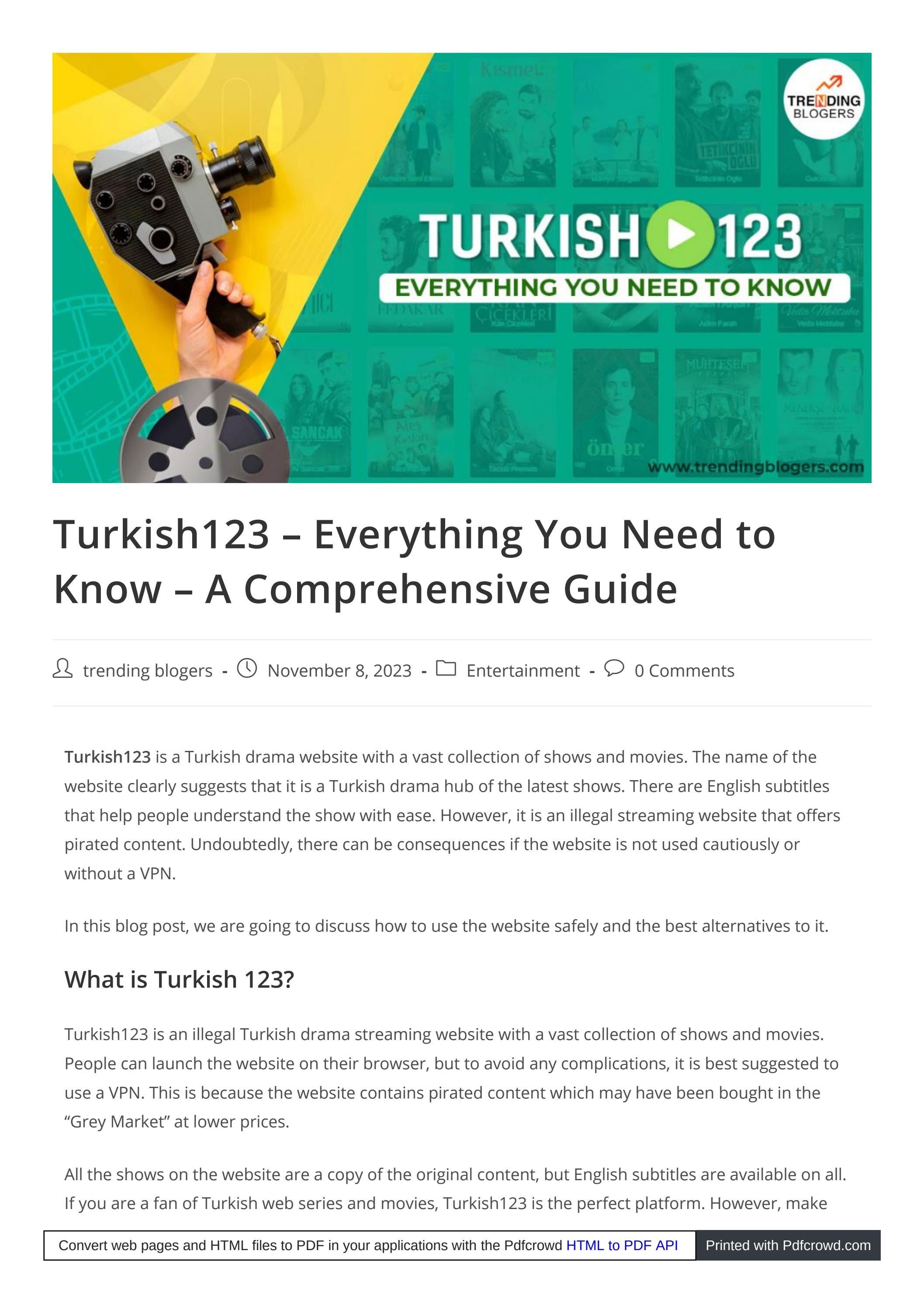 Turkish123: A Complete Guide To Know Its Significance – FYVISM