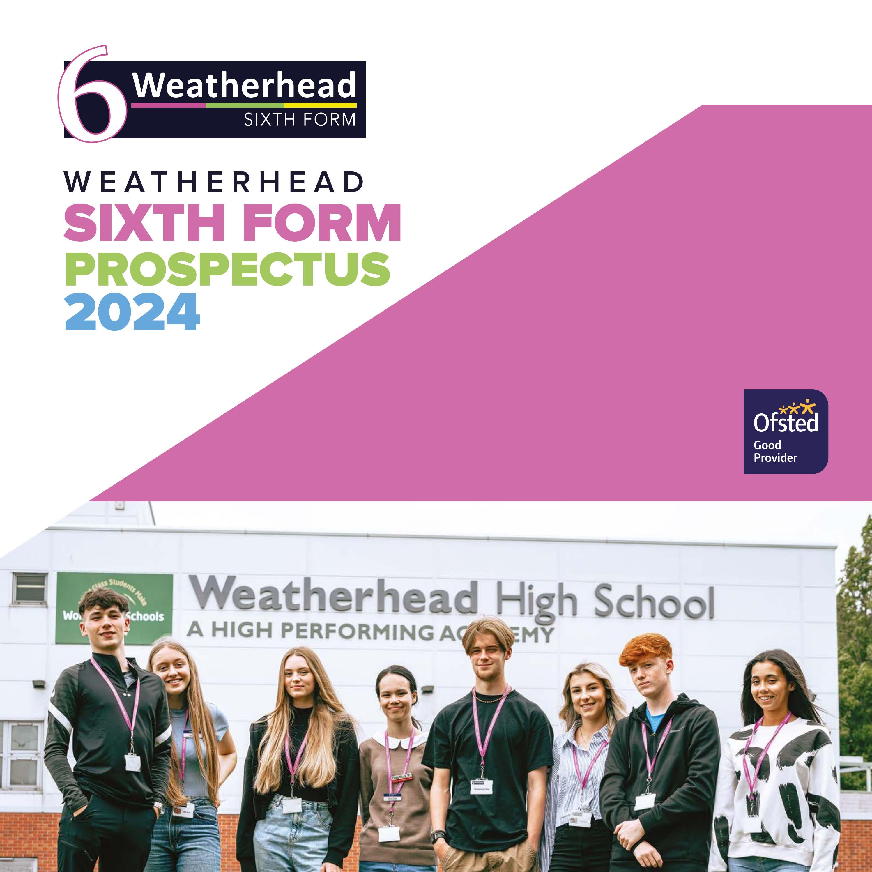 Weatherhead Sixth Form Prospectus 2024 by Weatherhead High School - Issuu