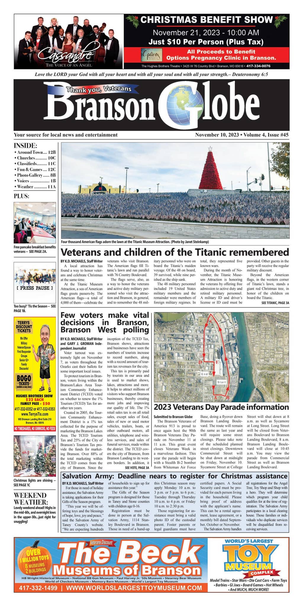 Branson Globe, November 10, 2023 by bransonglobe - Issuu