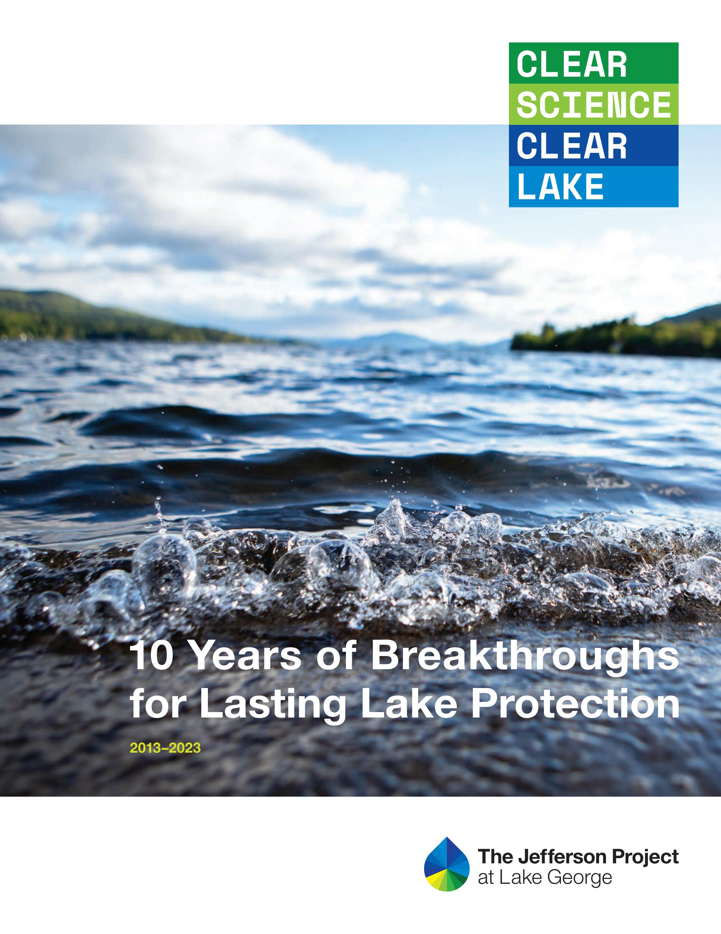 The Jefferson Project: 10 Years of Breakthroughs for Lasting Lake ...