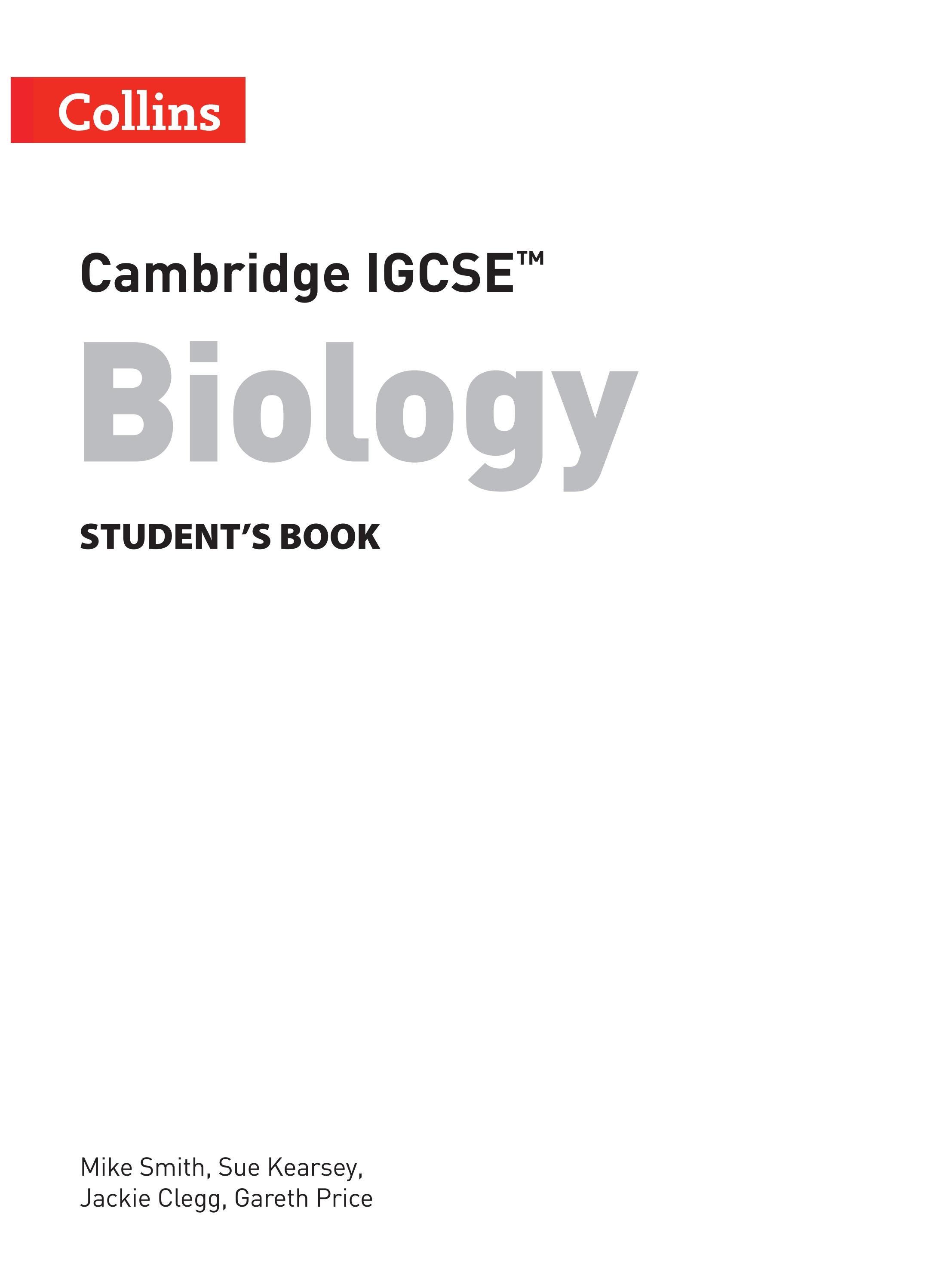 IGCSE Biology by Collins - Issuu