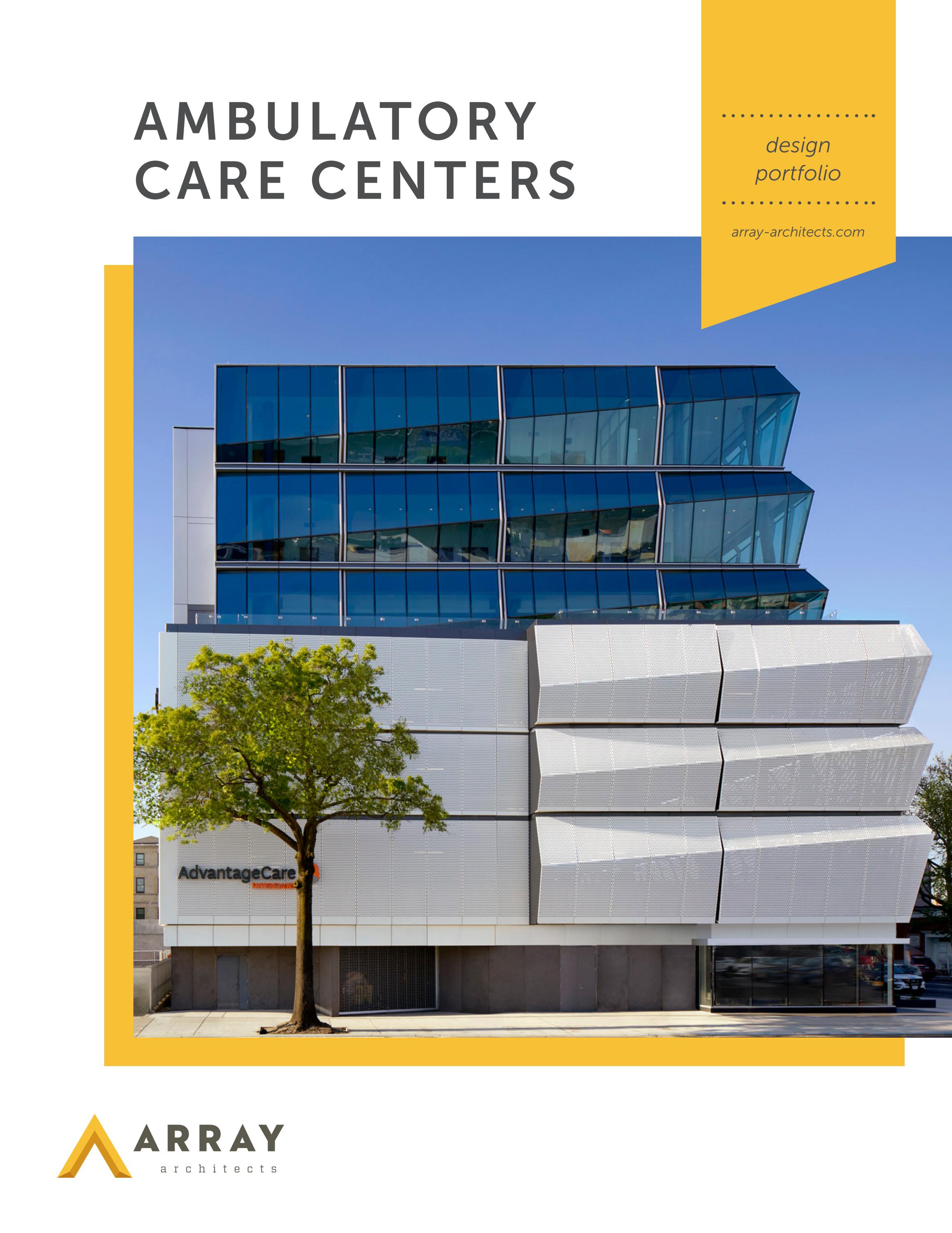 Ambulatory Care Design Book by Array Architects - Issuu