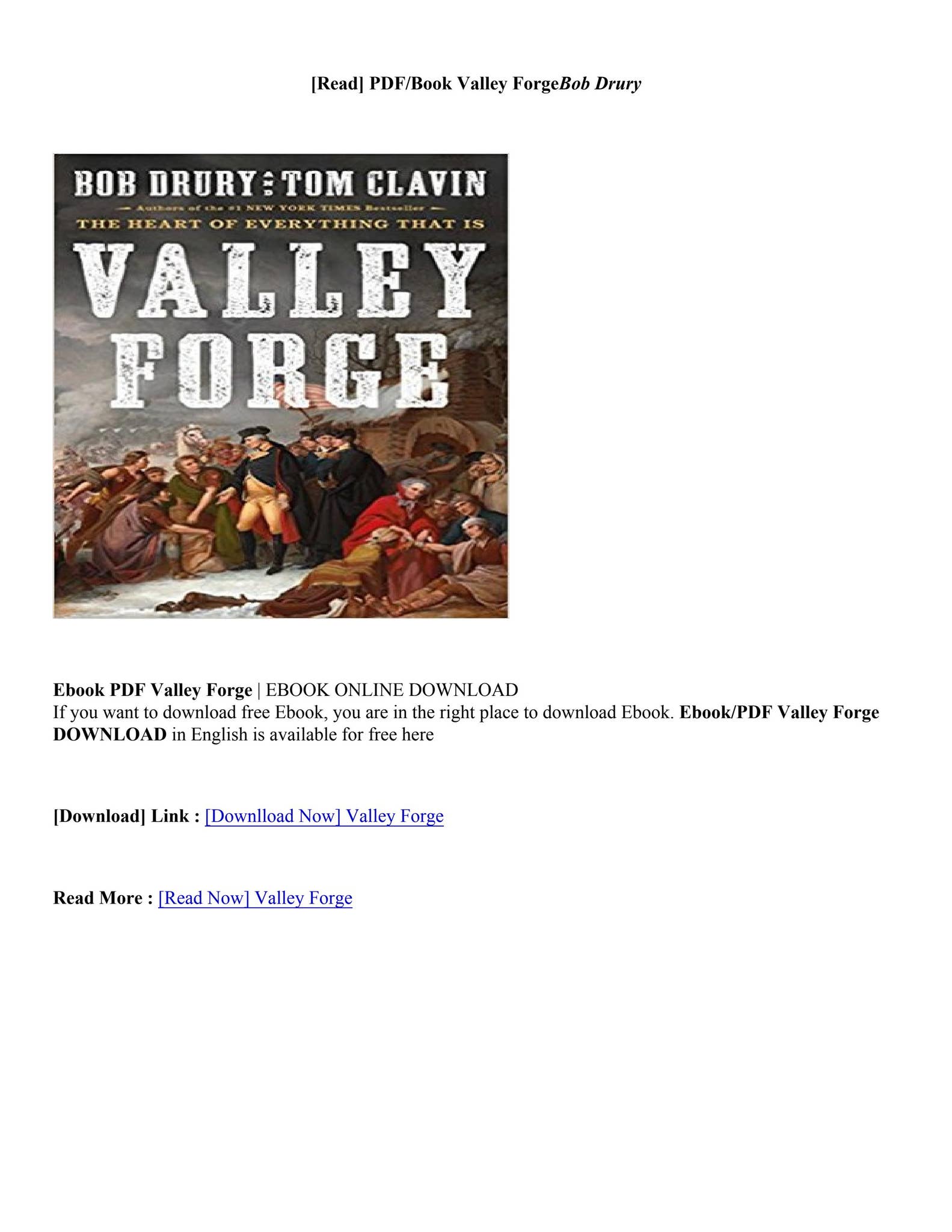(Download PDF/Epub) Valley Forge - Bob Drury by ordrichsex69 - Issuu (Download PDF/Epub) Valley Forge - Bob Drury by ordrichsex69 - Issuu