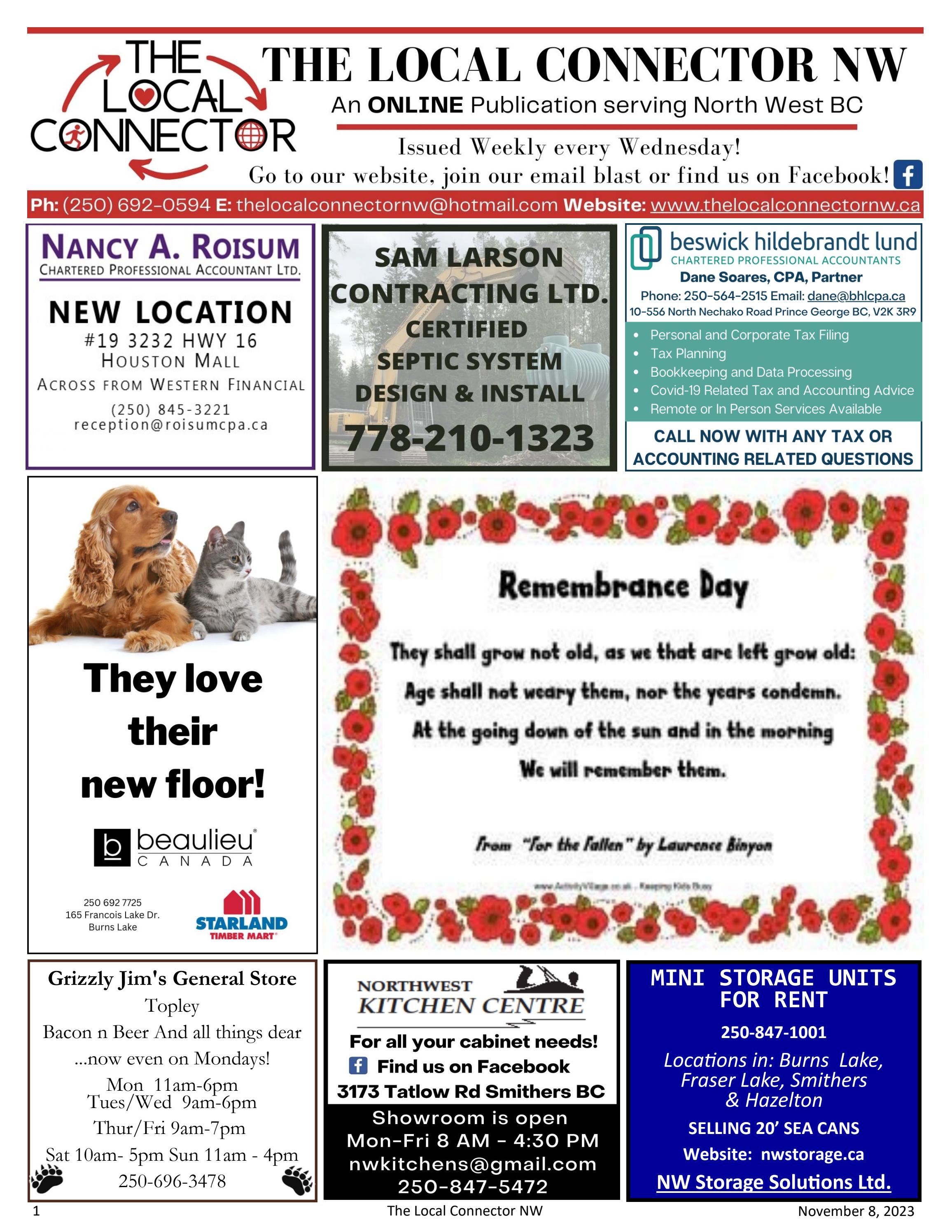 The Local Connector NW November 8 2023 by thelocalconnectornw - Issuu