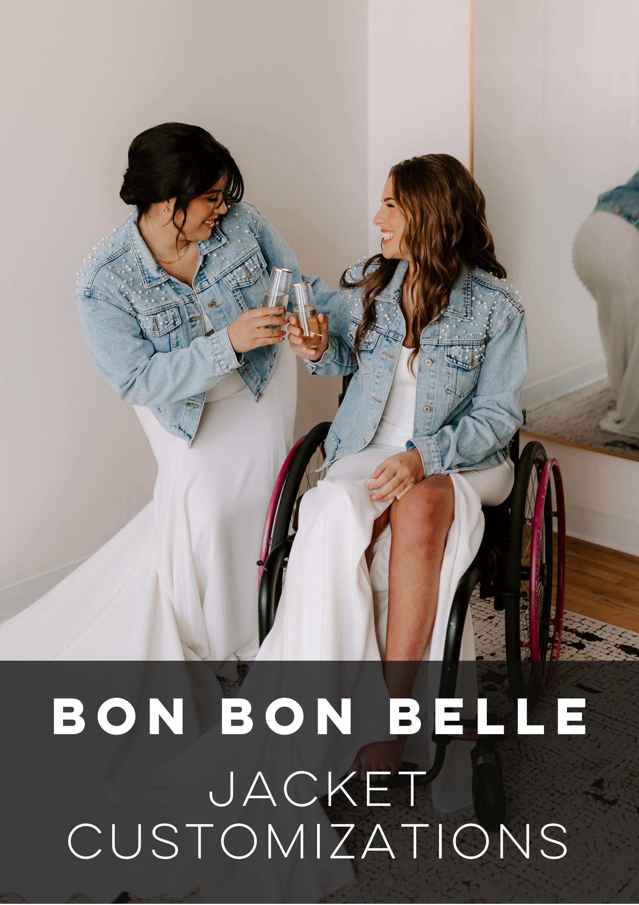 Bon Bon Belle Jacket Customizations by Bon Bon Belle Bridal Boutique ...