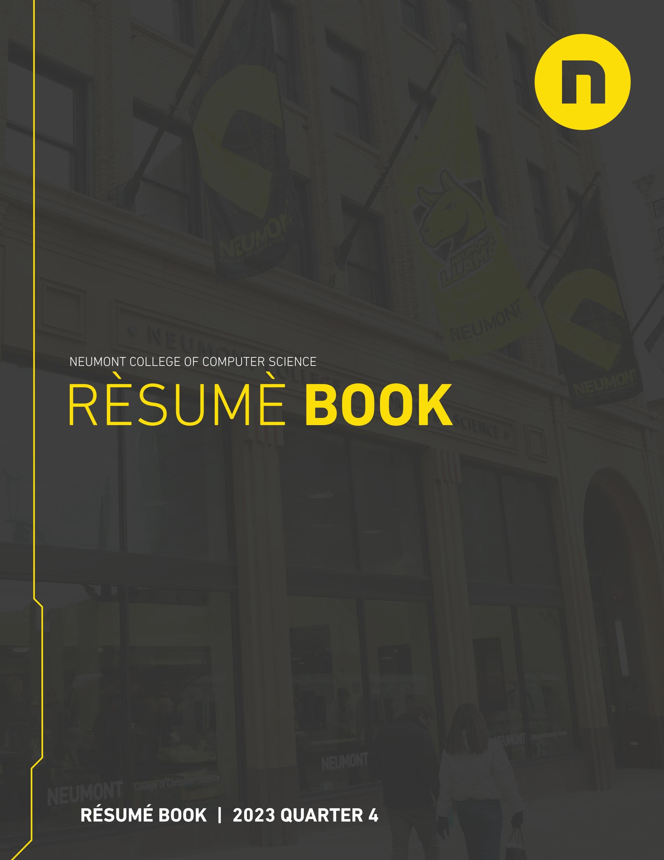 Q4 Resume Books by Neumont College of Computer Science - Issuu