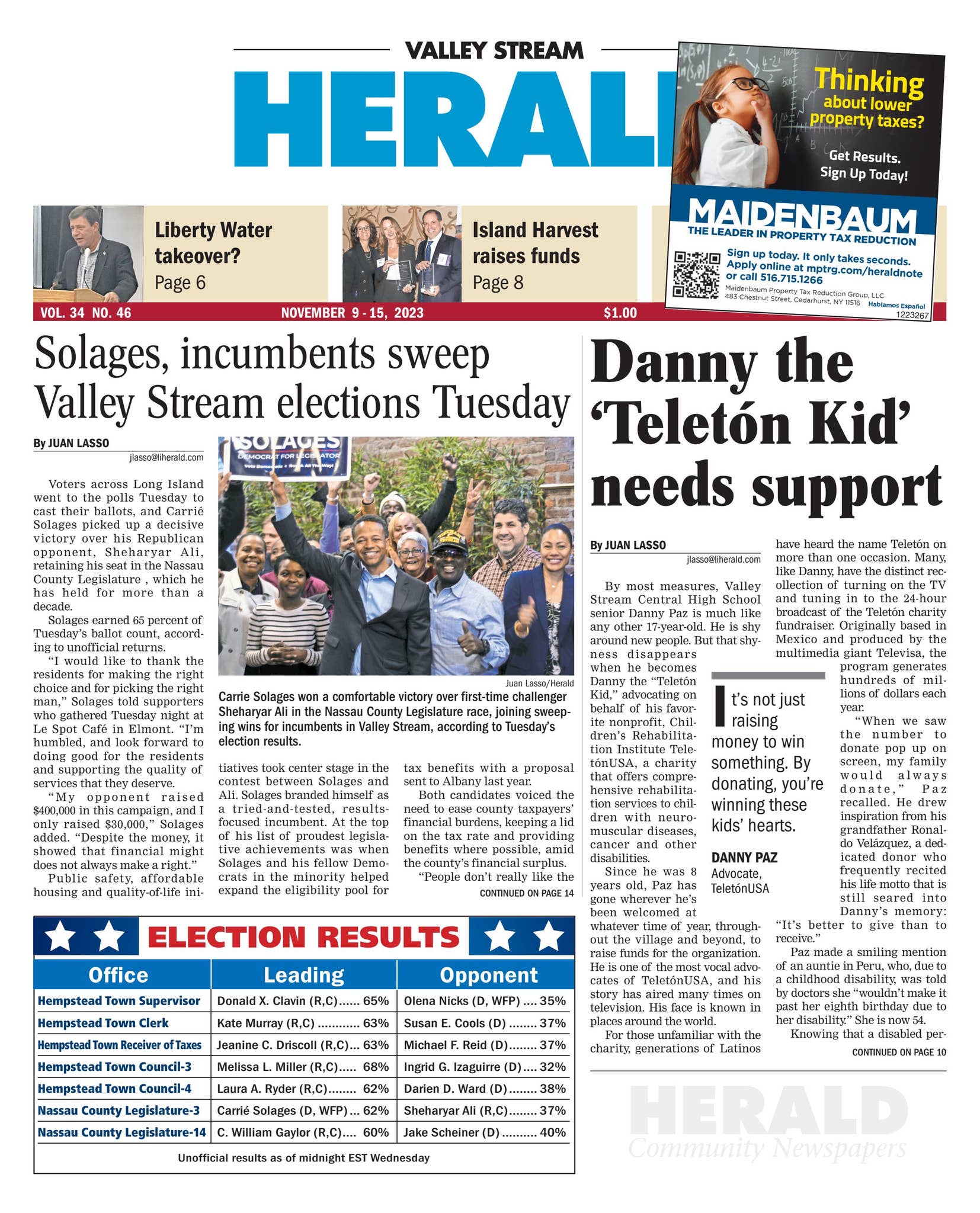 Valley Stream Herald 11-09-2023 by Richner Communications, Inc - Issuu