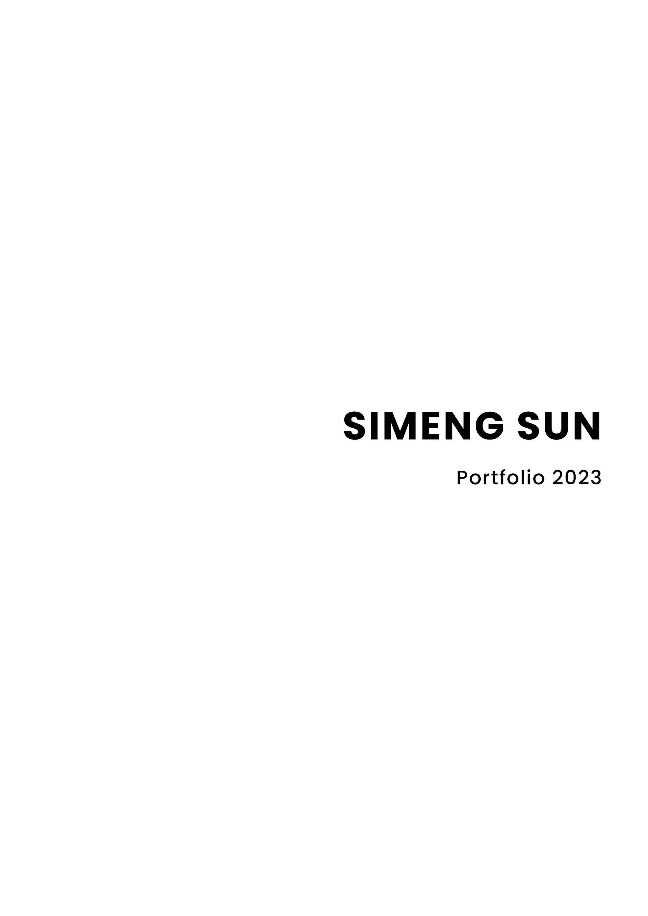 Architectural Portfolio | Simeng Sun by Simeng Sun - Issuu