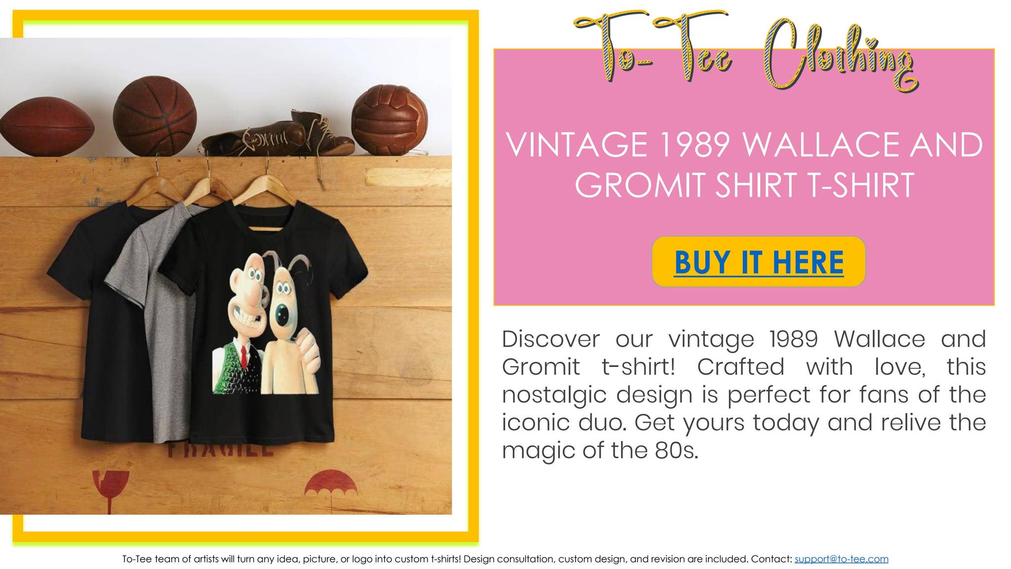 Vintage 1989 Wallace and Gromit shirt t-shirt by To-Tee Clothing - Issuu