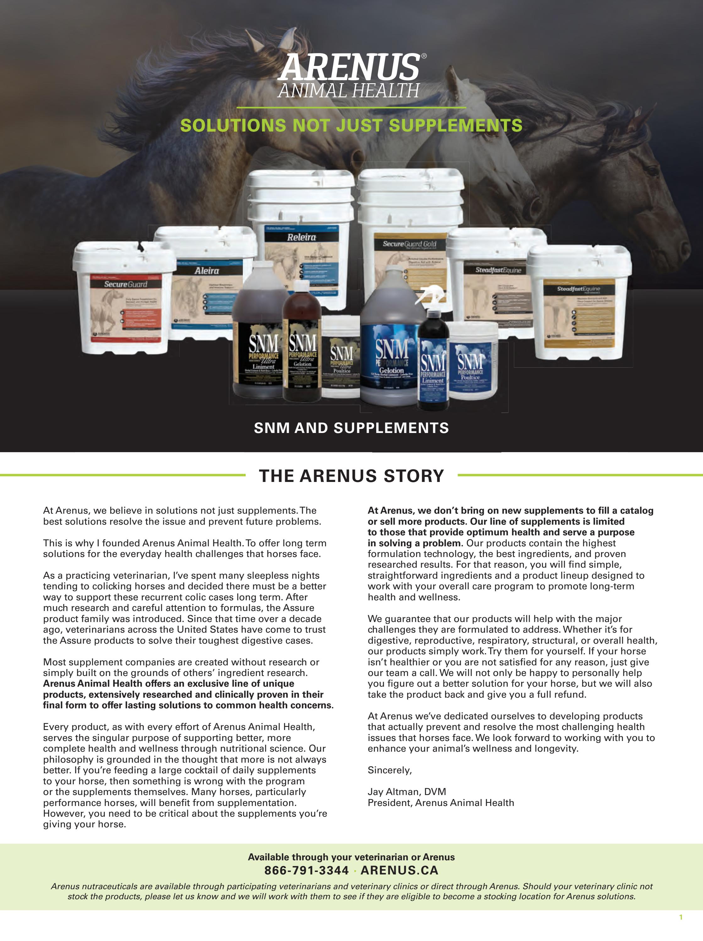 Arenus Animal Health Canada by Horse Community Journals Inc. - Issuu