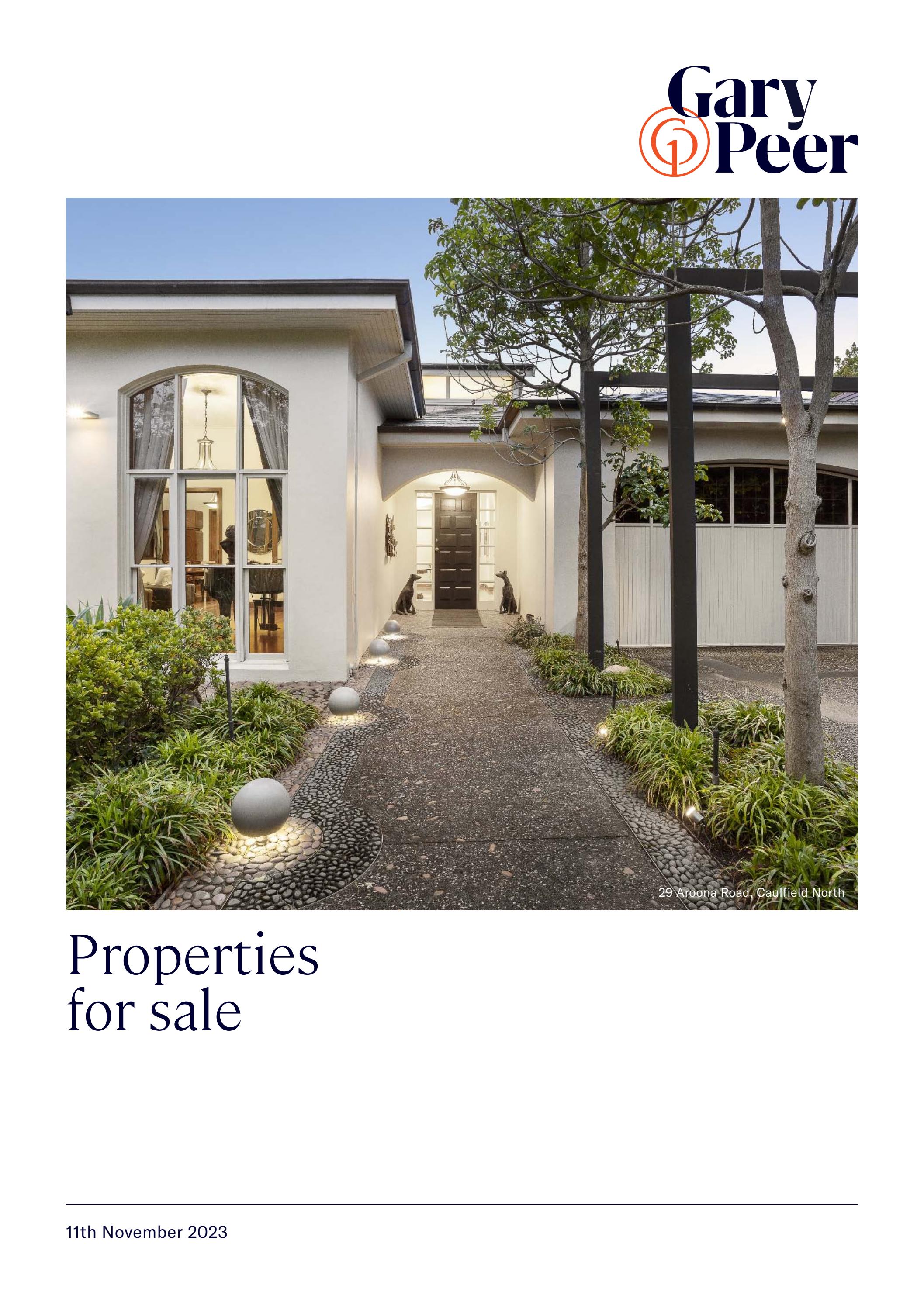 Gary Peer properties for sale | Saturday 11 November 2023 by Gary Peer ...