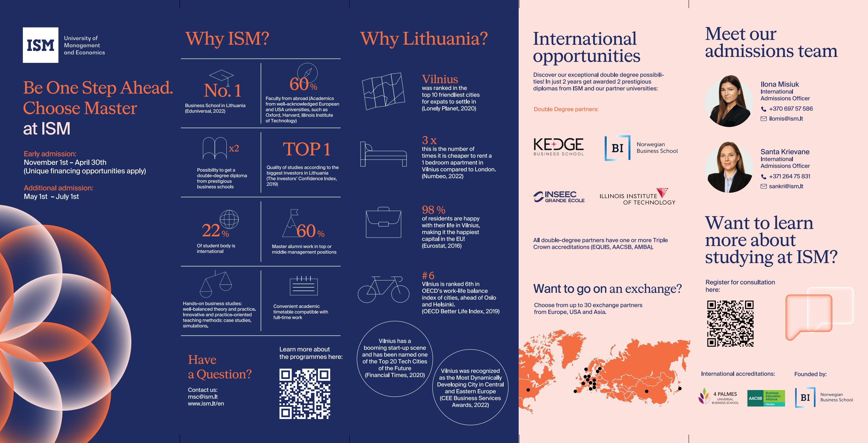 ISM International Master's brochure by ISM University of Management and ...