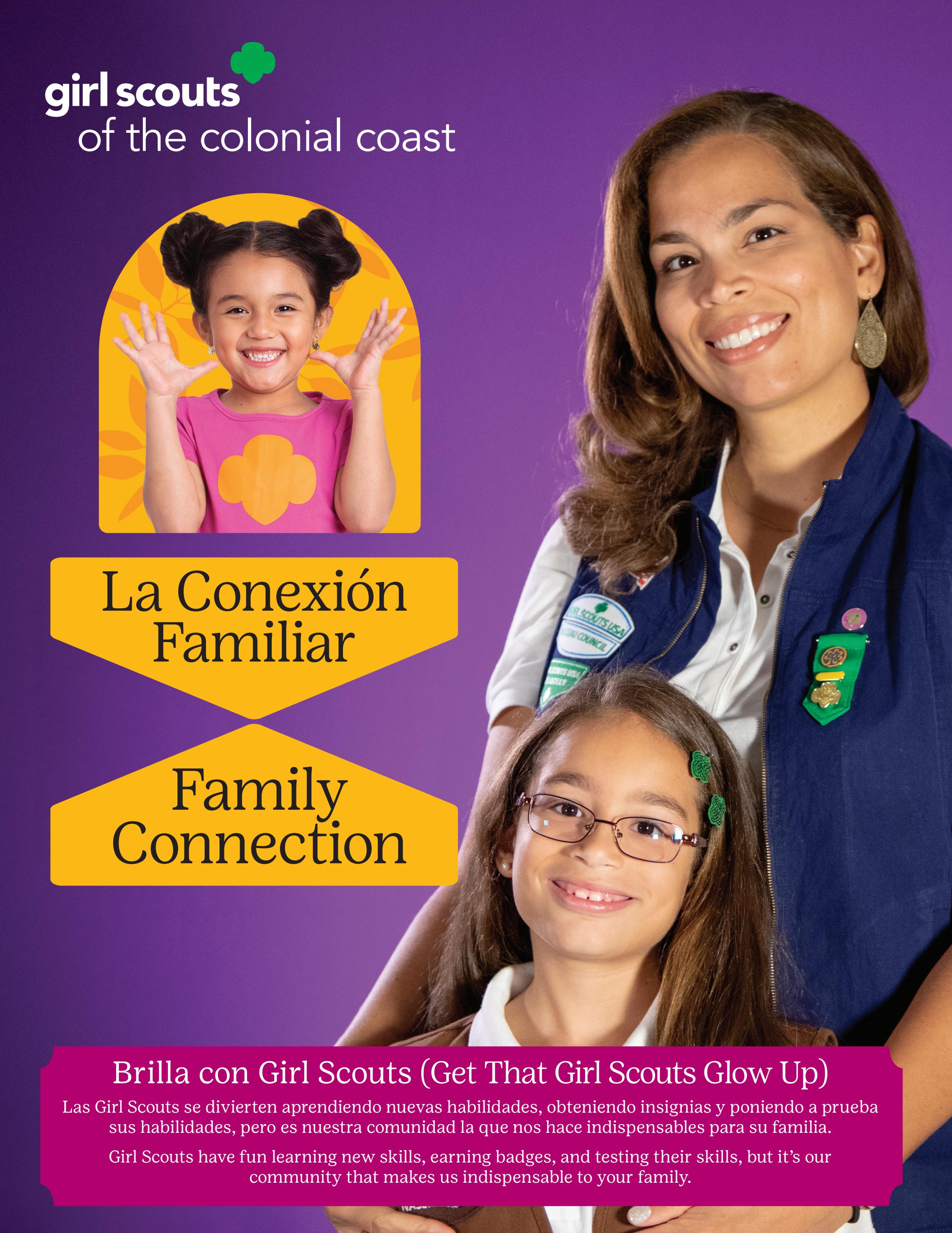 Girl Scouts Family Connection Bilingual Brochure (La Conexión Familiar ...