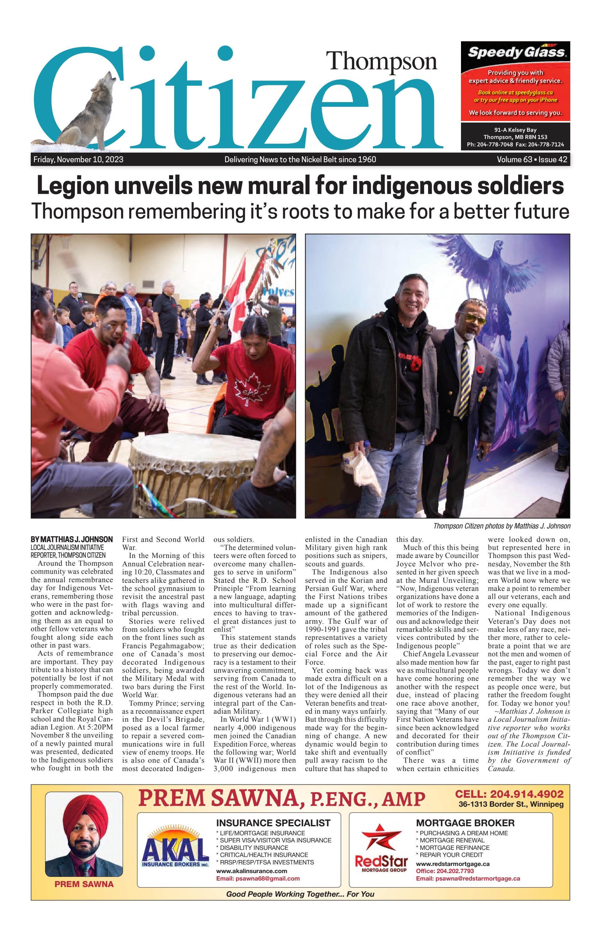 November 10 2023 by Thompson Citizen - Issuu