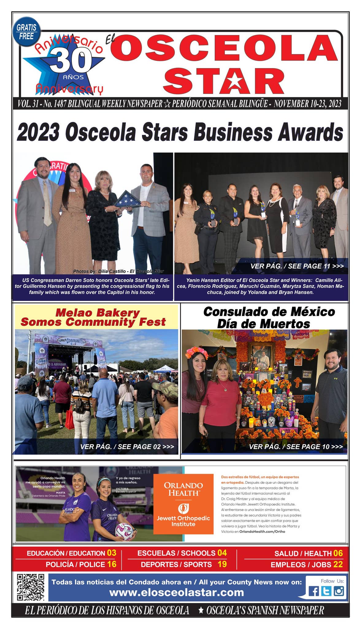 Edition 1487 - El Osceola Star Newspaper - Nov 10 -23, 2023 by El ...
