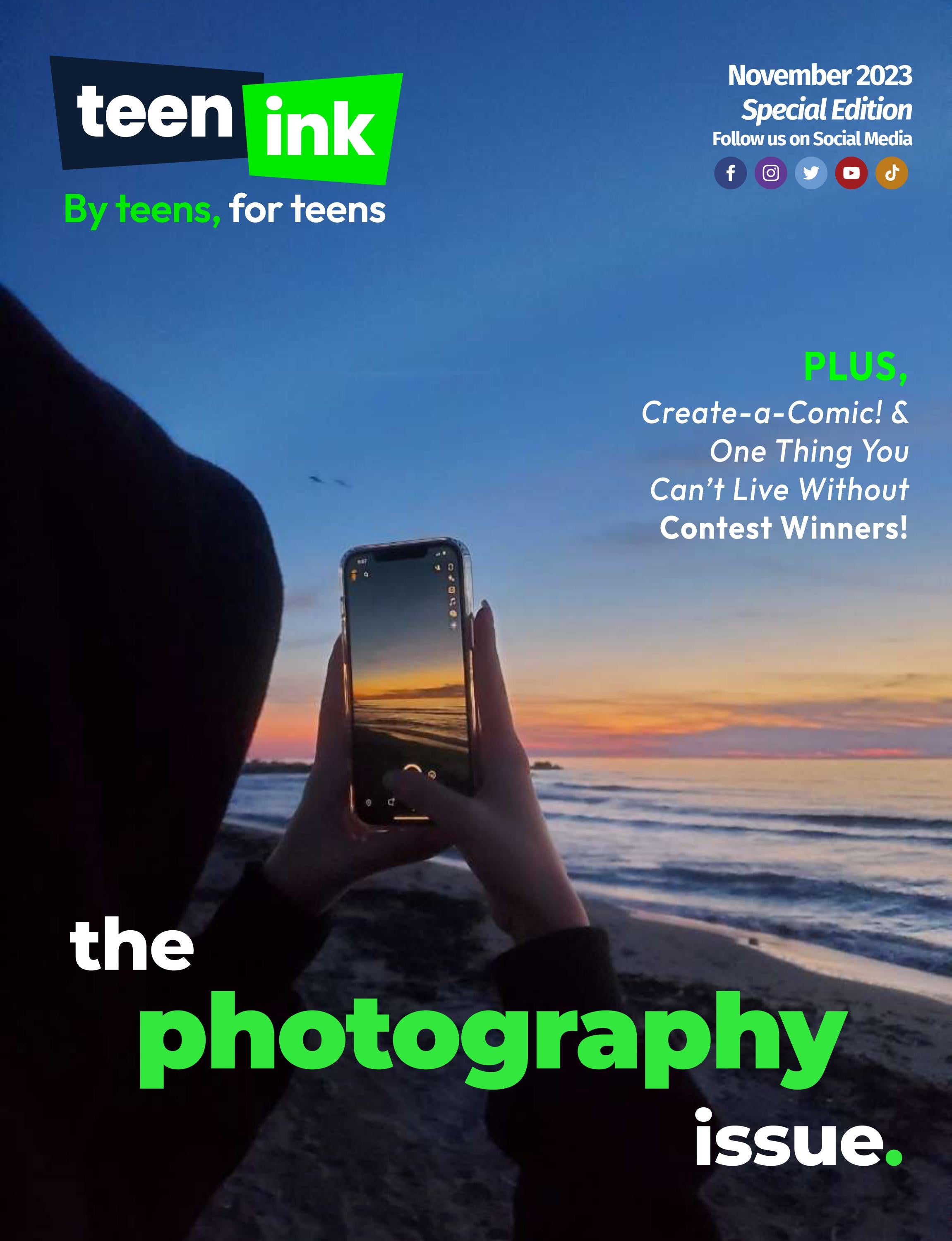 Teen Ink magazine - November 2023 by Teen Ink magazine - Issuu