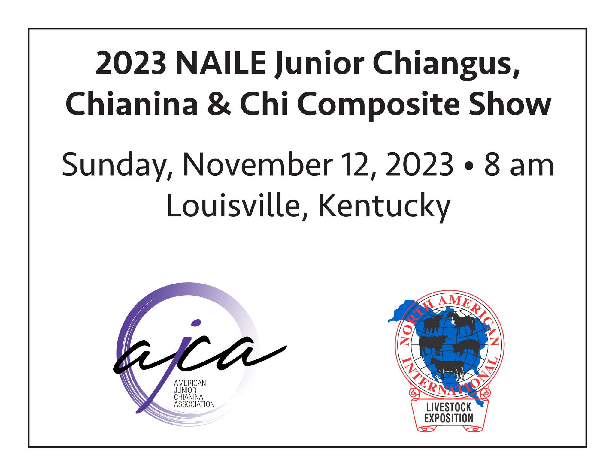 2023 NAILE Junior Show Program by American Chianina Journal - Issuu