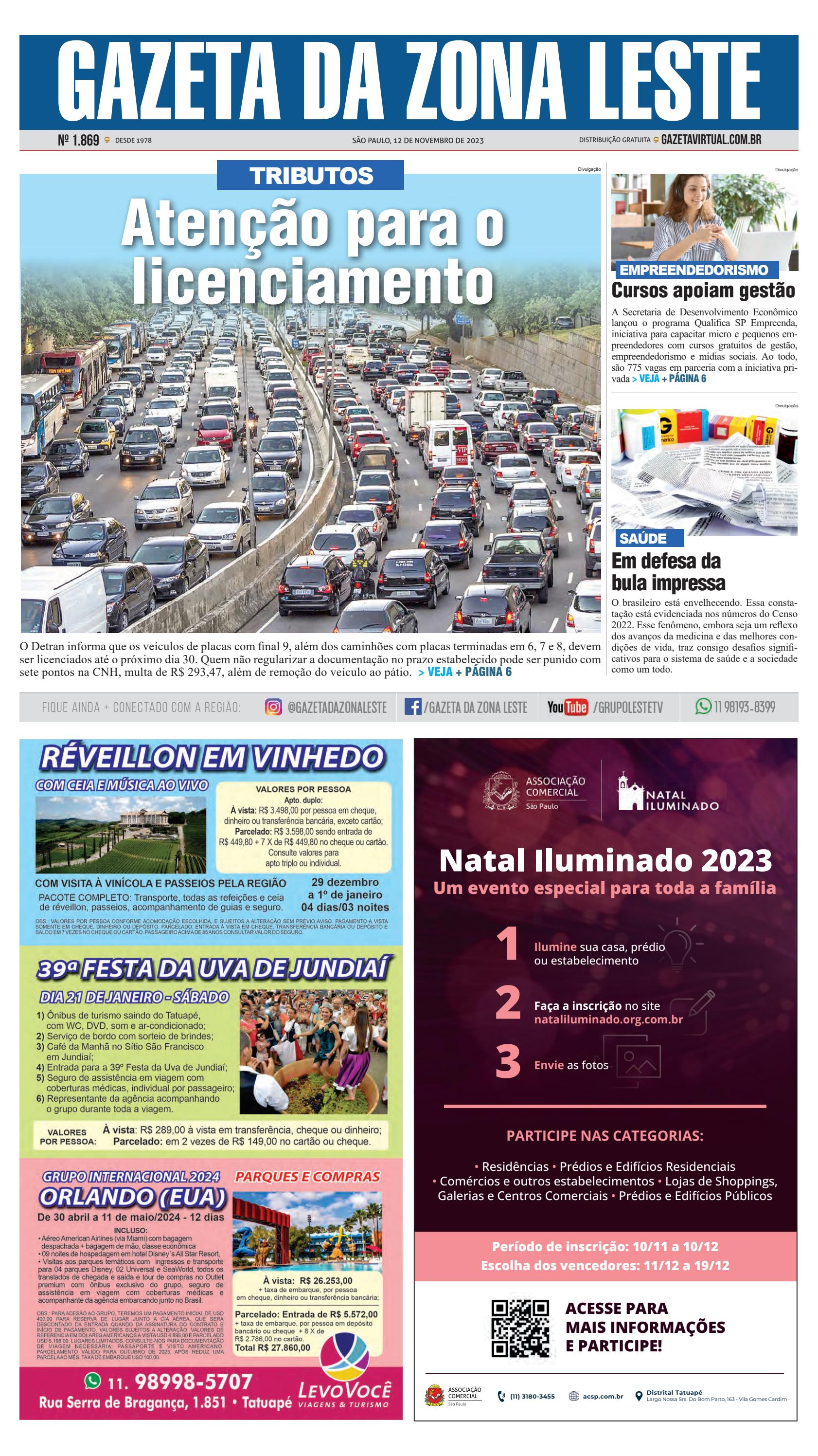 Gazeta da Zona Leste - 1869 by gazetavirtual - Issuu