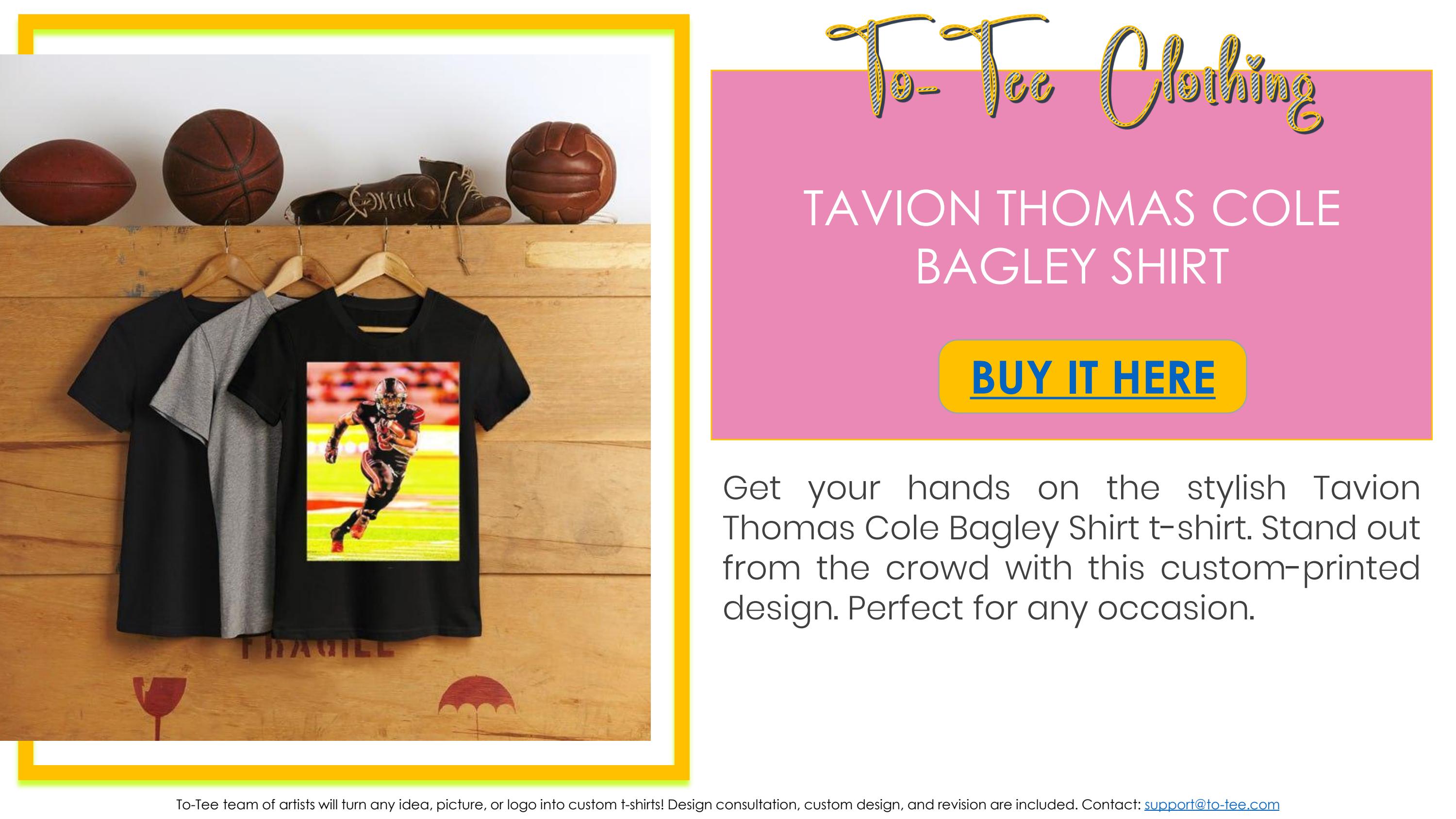 Tavion Thomas Cole Bagley Shirt by hicksonjorgenshirts - Issuu