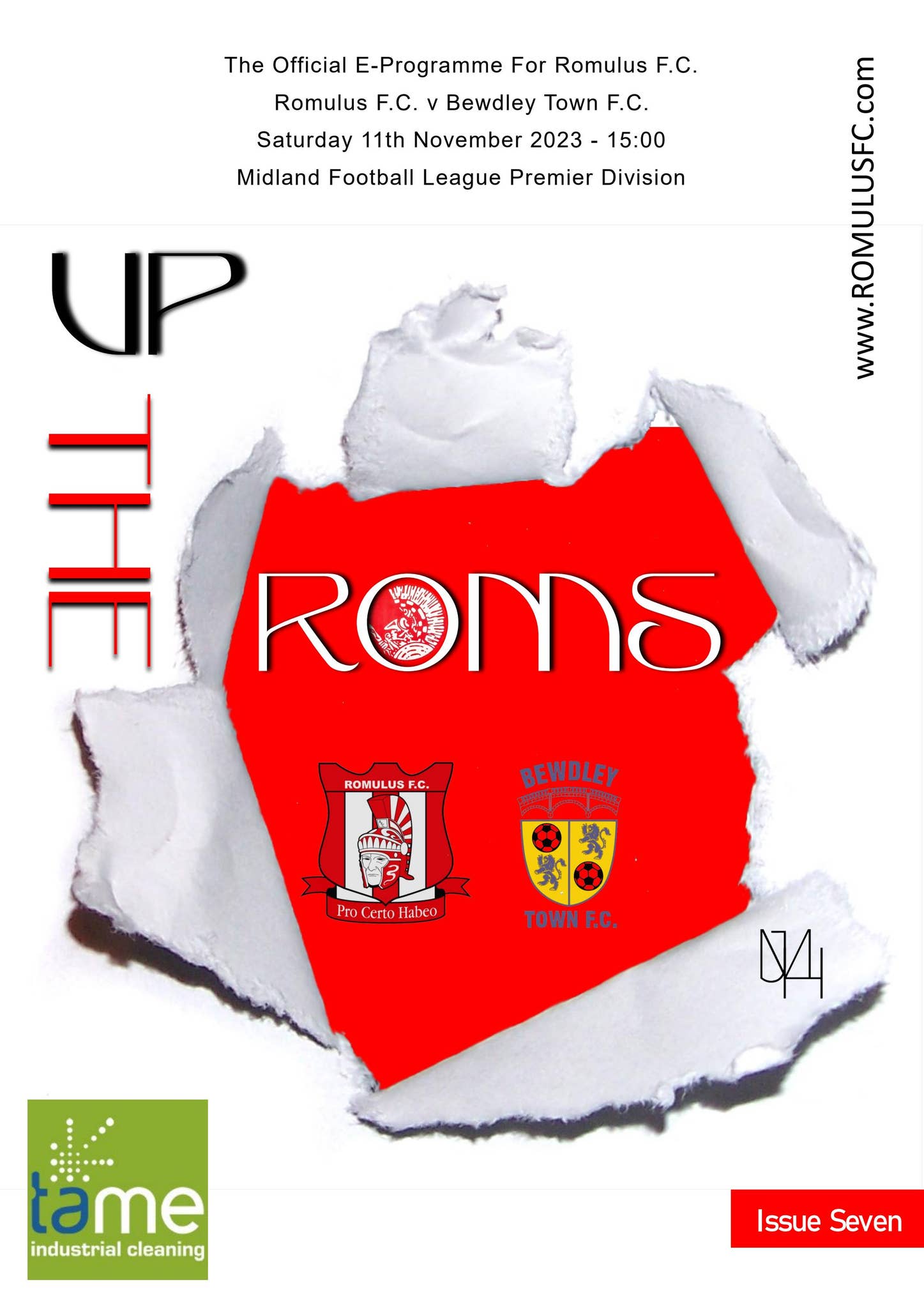 Romulus FC v Bewdley Town FC - 11th November 2023 by Justin M Holt - Issuu