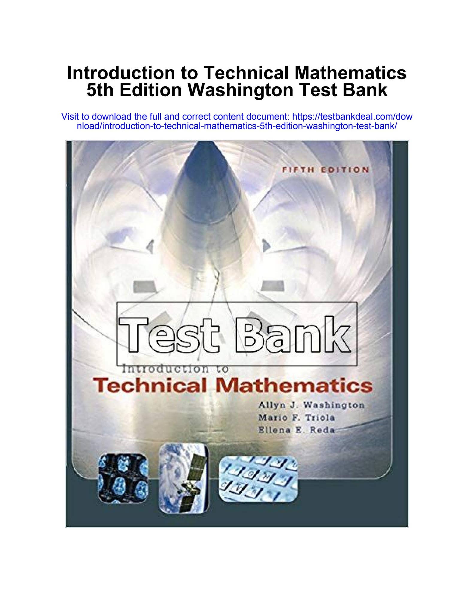 Introduction to technical mathematics 5th edition washington test bank ...