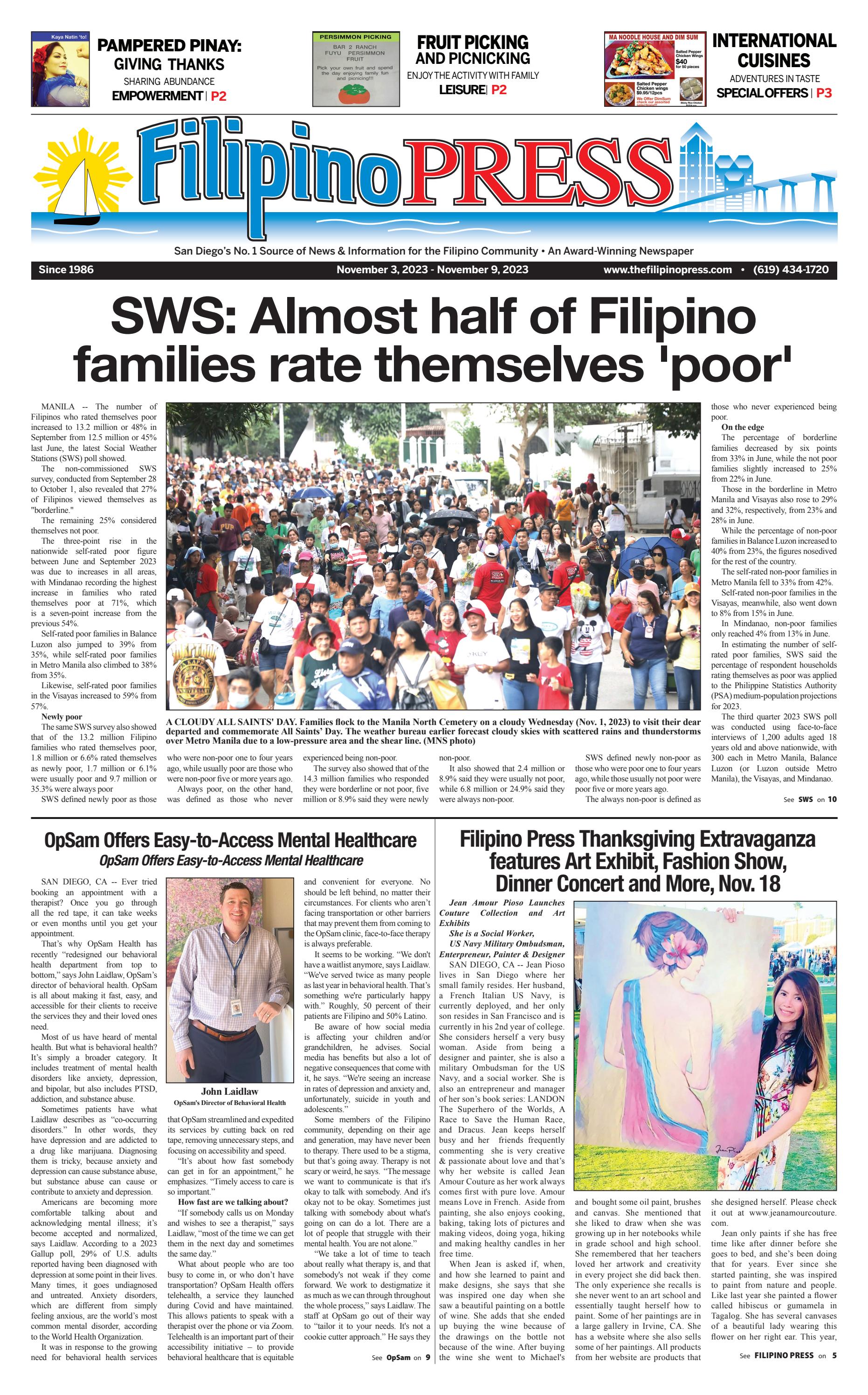 The Filipino Press: November 3-9, 2023 by The Filipino Press - Issuu
