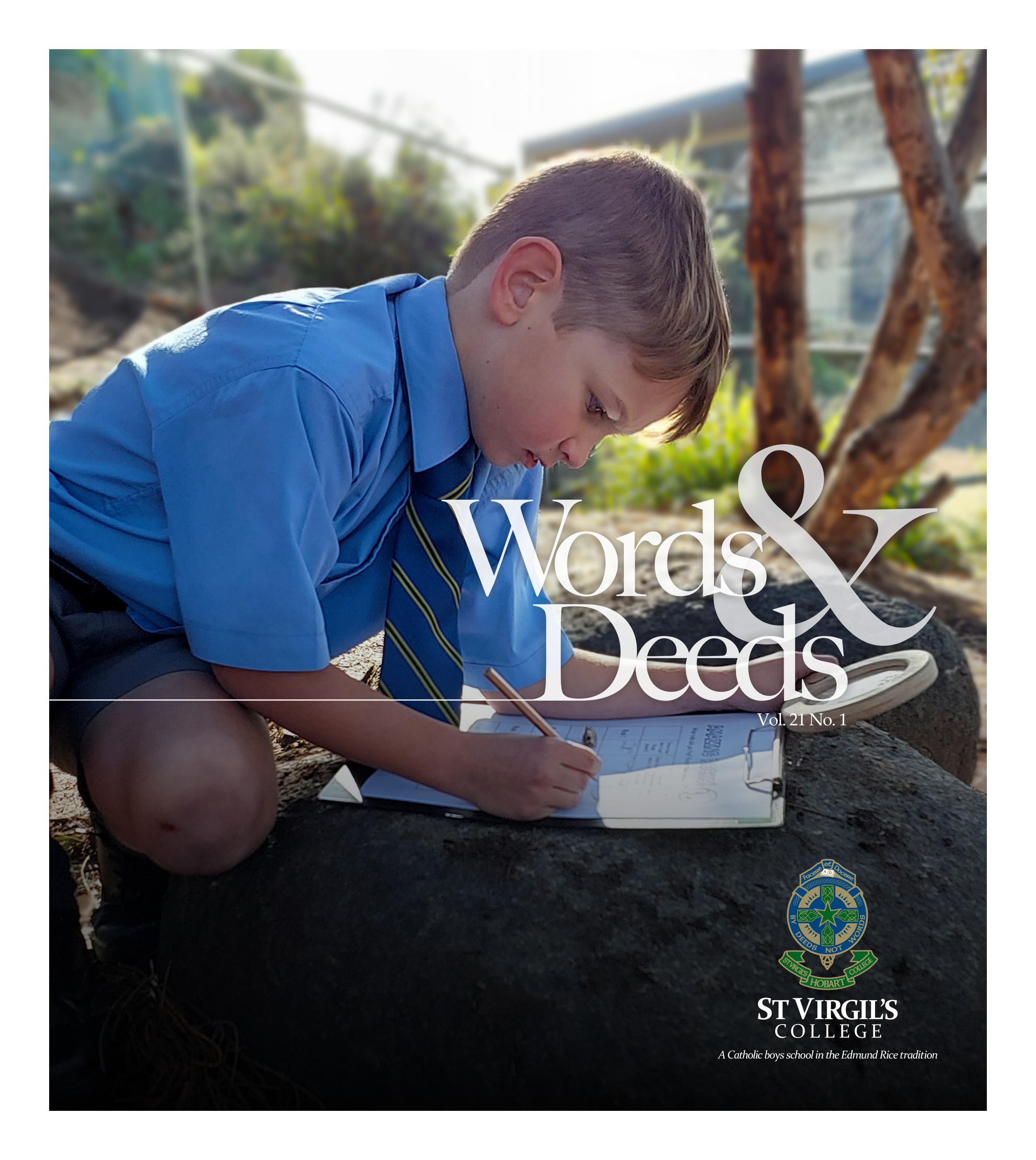 Words & Deeds November 2023 Vol20.No1. by svchobart - Issuu