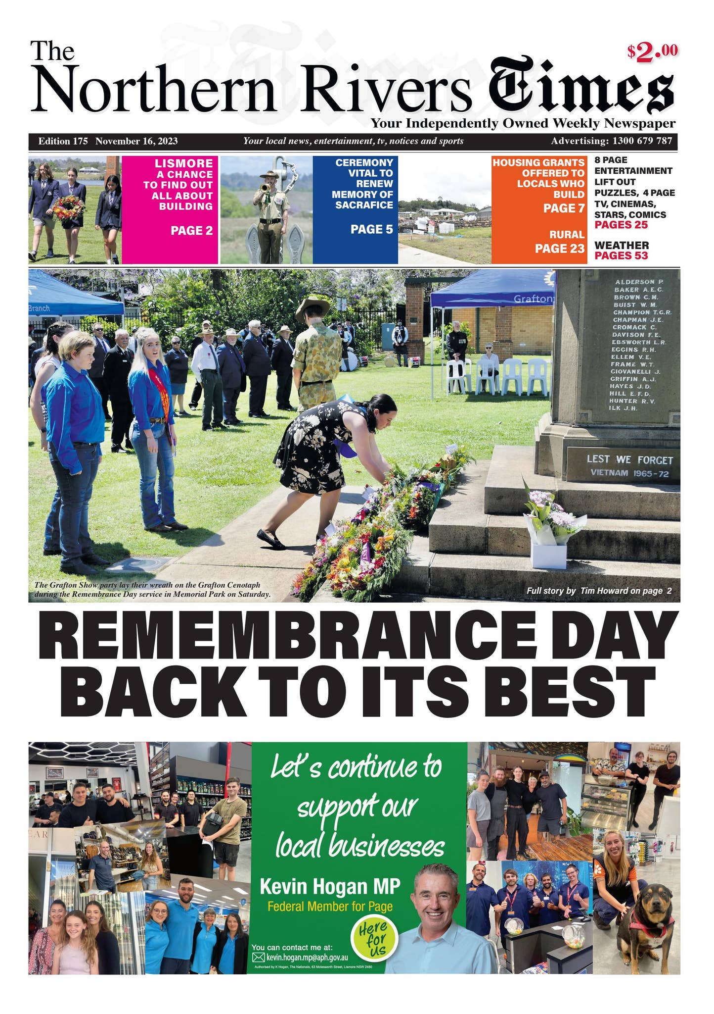 The Northern Rivers Times Edition 175 by The Northern Rivers Times - Issuu