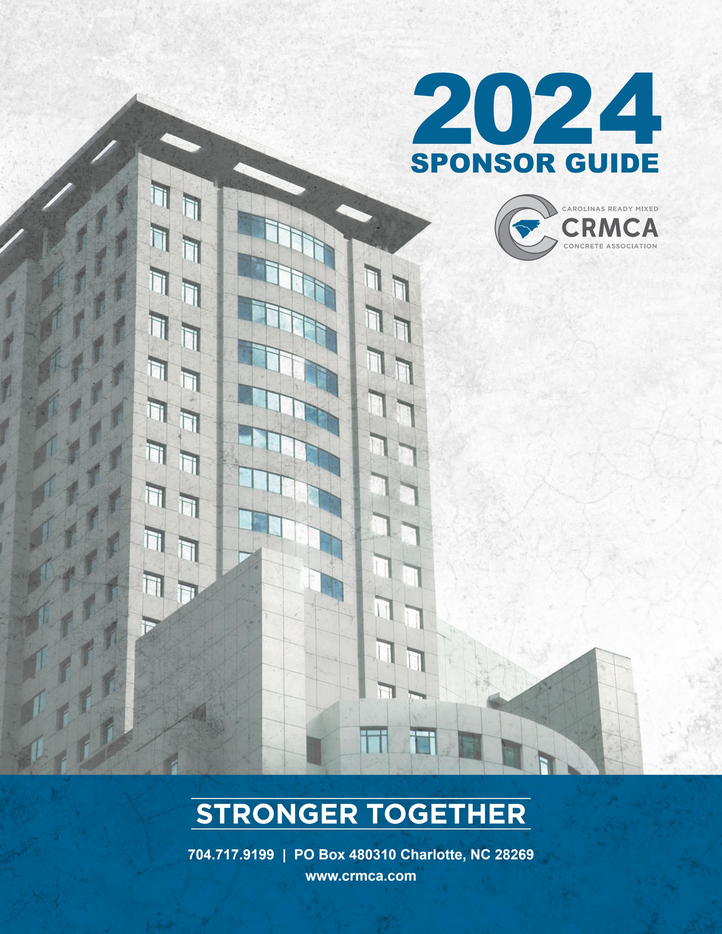 2024 CRMCA Sponsorship Guide by Carolinas Ready Mixed Concrete Association - Issuu