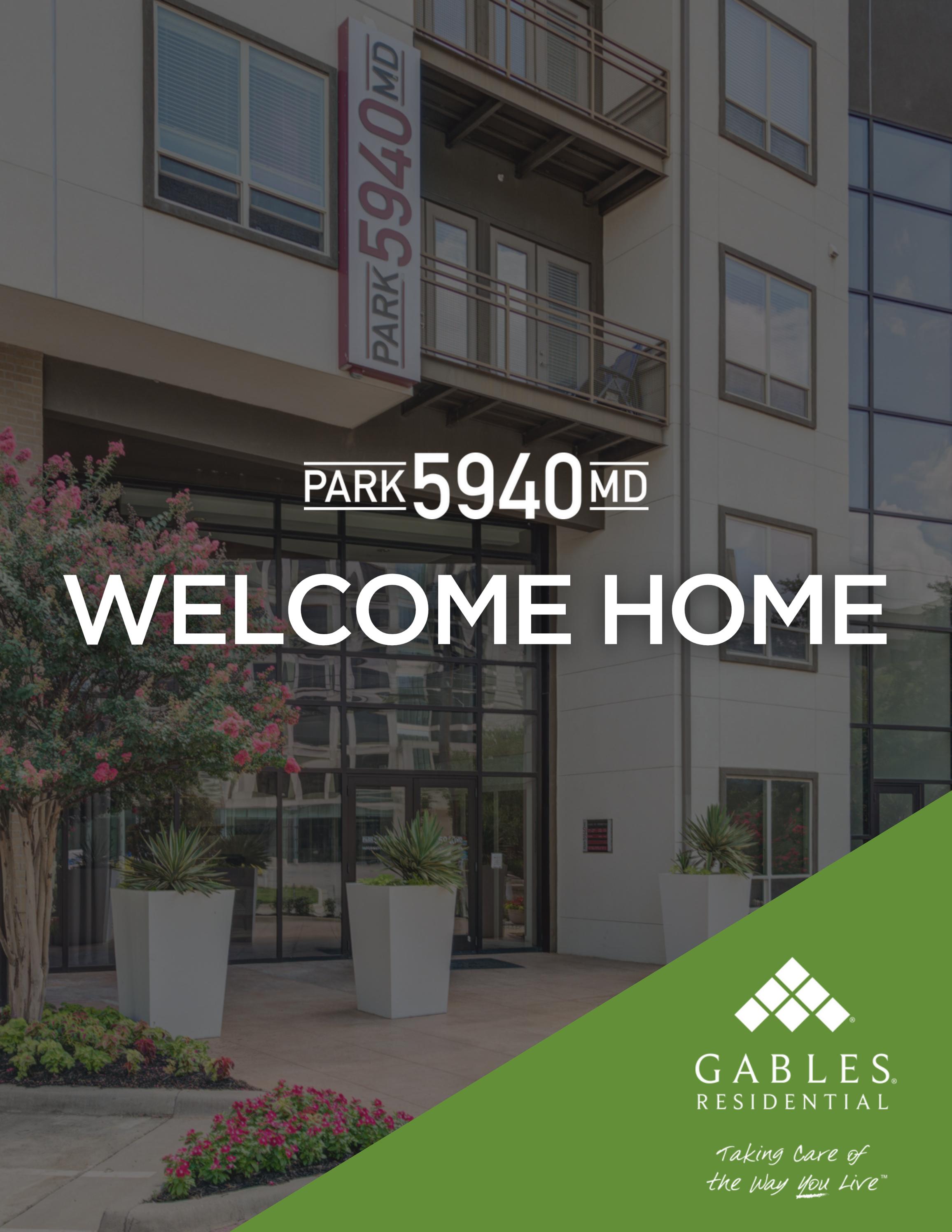 Park 5940 MD Move In Packet by Gables Residential - Issuu