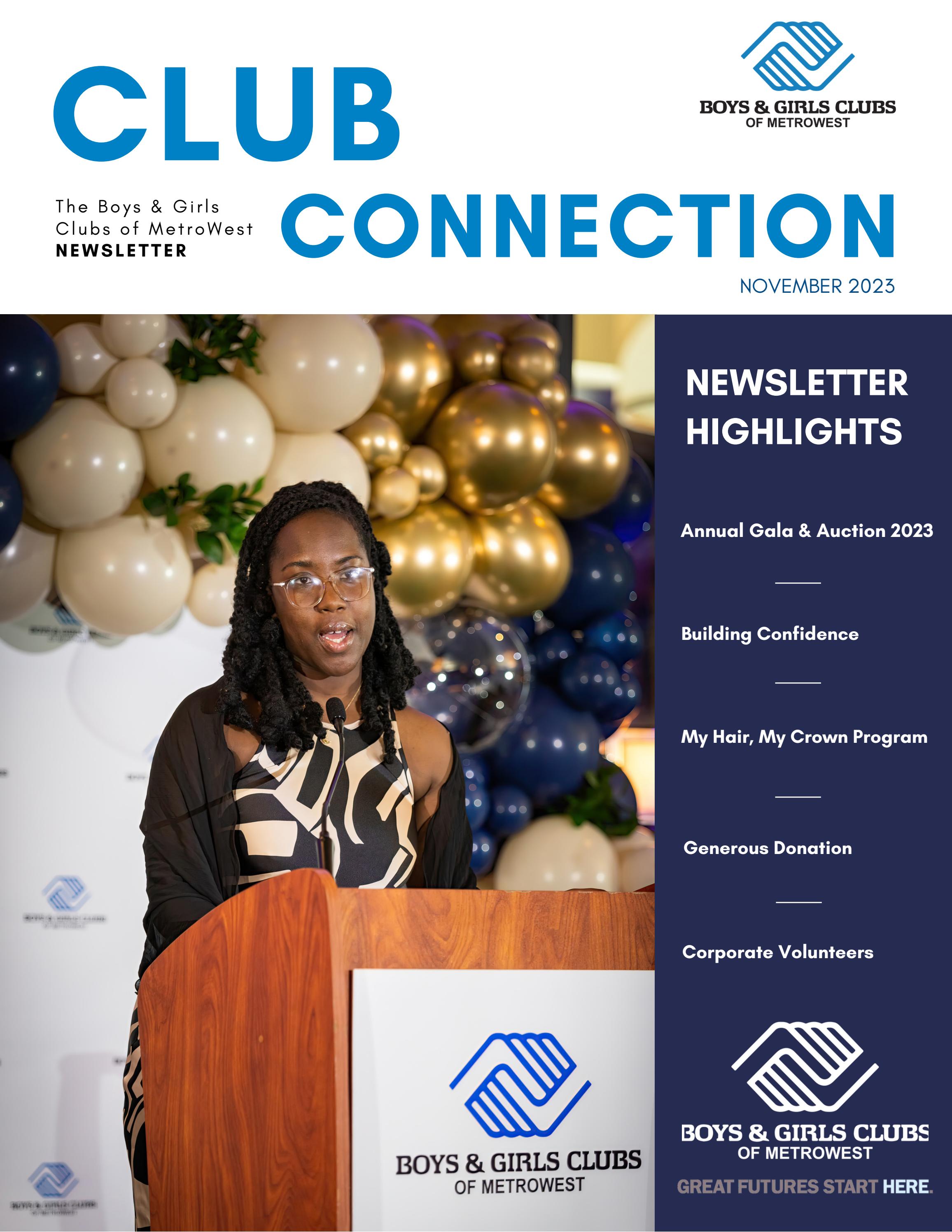 Club Connection - Newsletter November 2023 by bgcmetrowest - Issuu