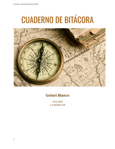 Cuaderno de Bitácora by burdingoiuri - Issuu