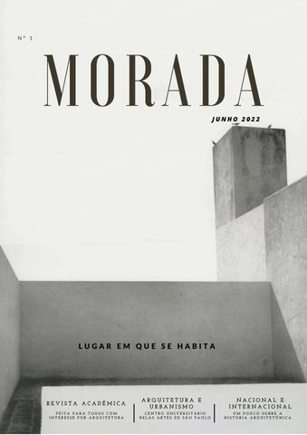 PARTE I - MORADA - LUGAR EM QUE SE HABITA by nathaliamantovanirocha1 ...